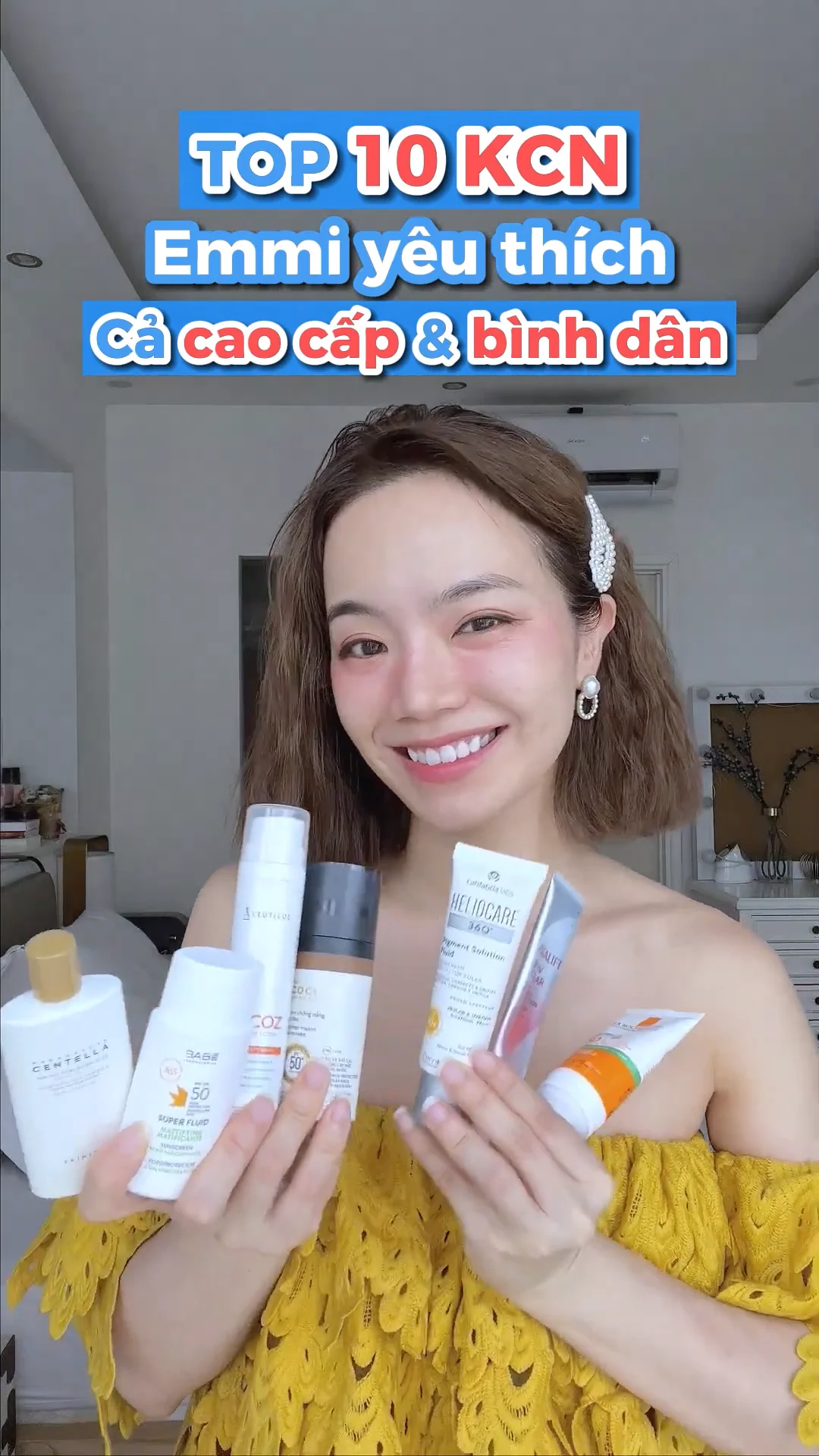 Mê 10 KEM CHỐNG NẮNG này THẬT SỰ!!! Heliocare, Cocoon, Skin1004, Babe, La Roche-Posay, Ceuticoz ...