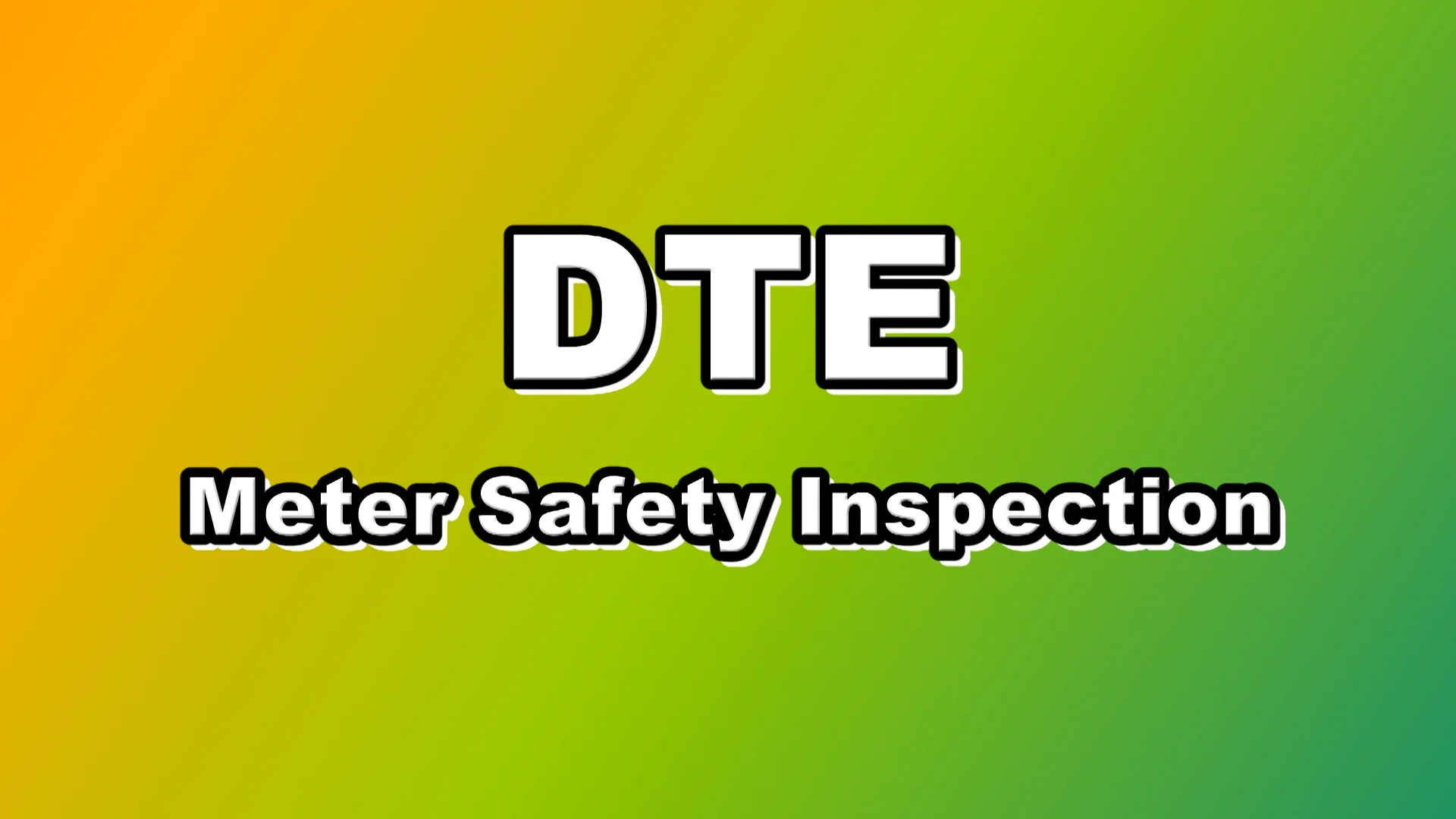 DTE Meter Safety Inspection on Vimeo