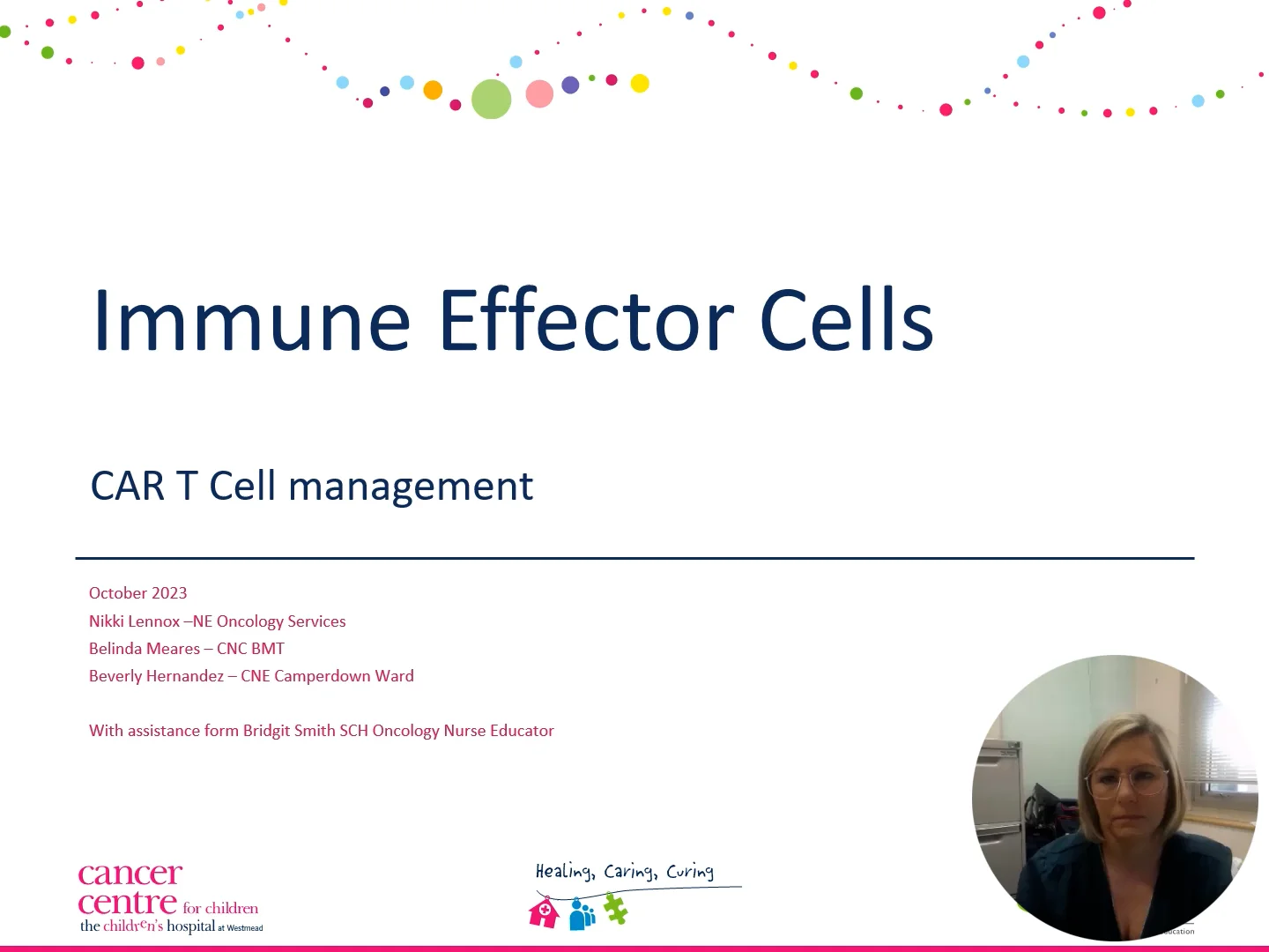 Immune Effector Cells CAR T Cell Management on Vimeo