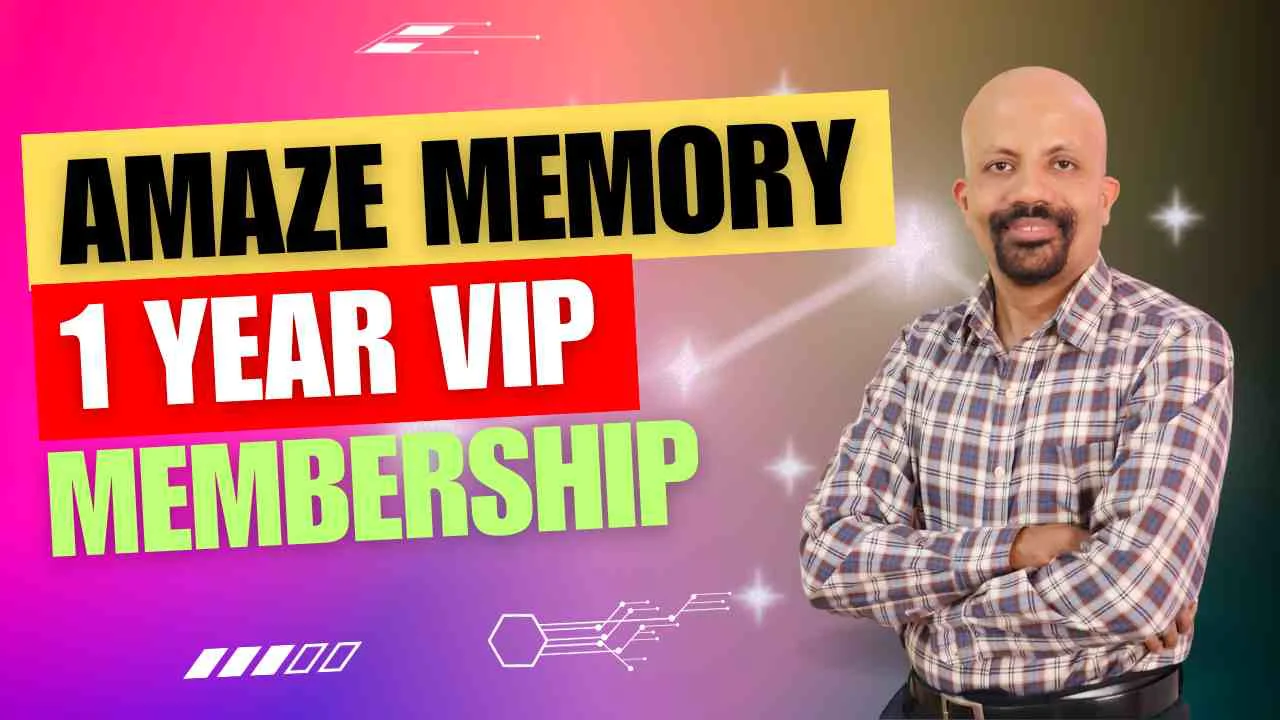1 Year Amaze Memory Membership on Vimeo