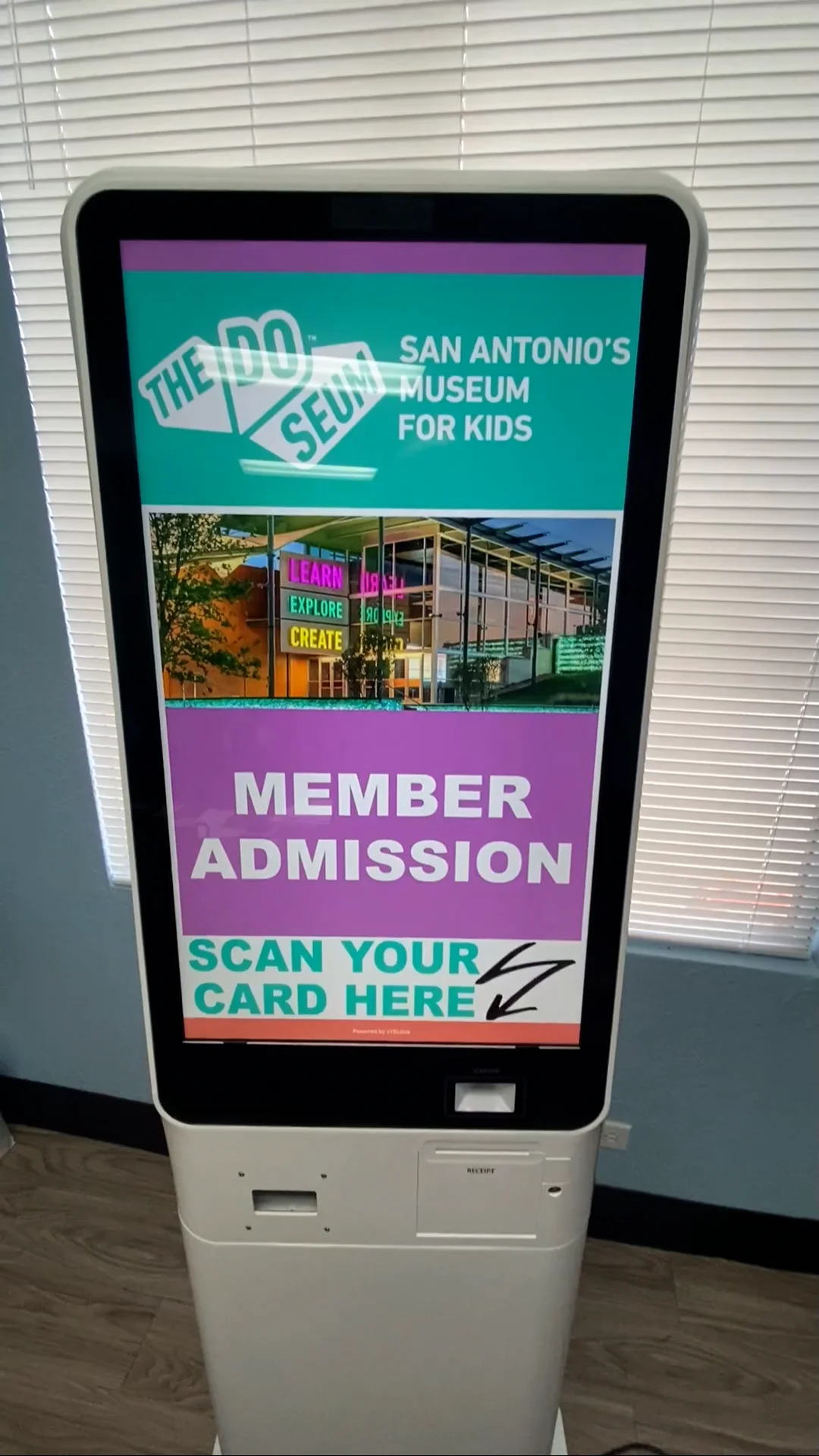 Member Admission Kiosk - Example