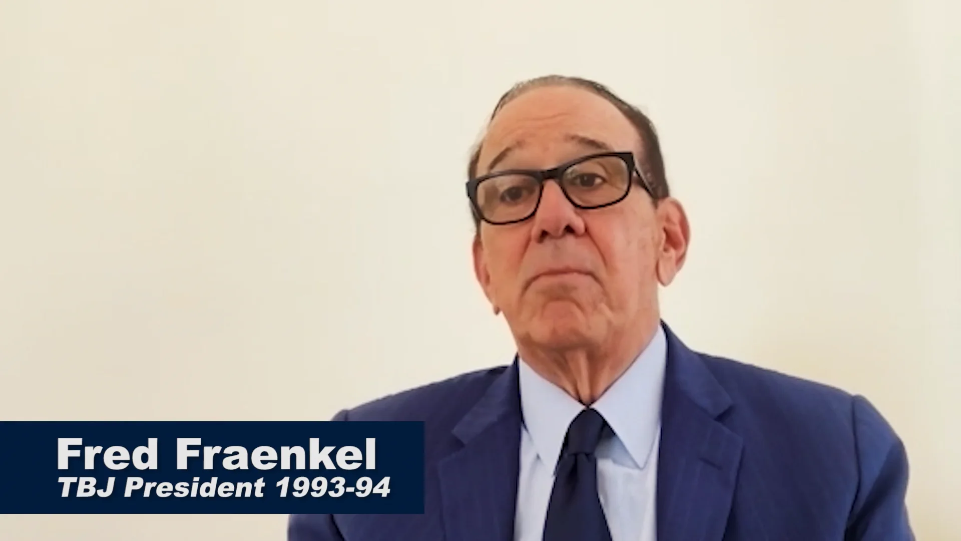 TBJ Presidents - Fred Fraenkel (1993-1994) on Vimeo