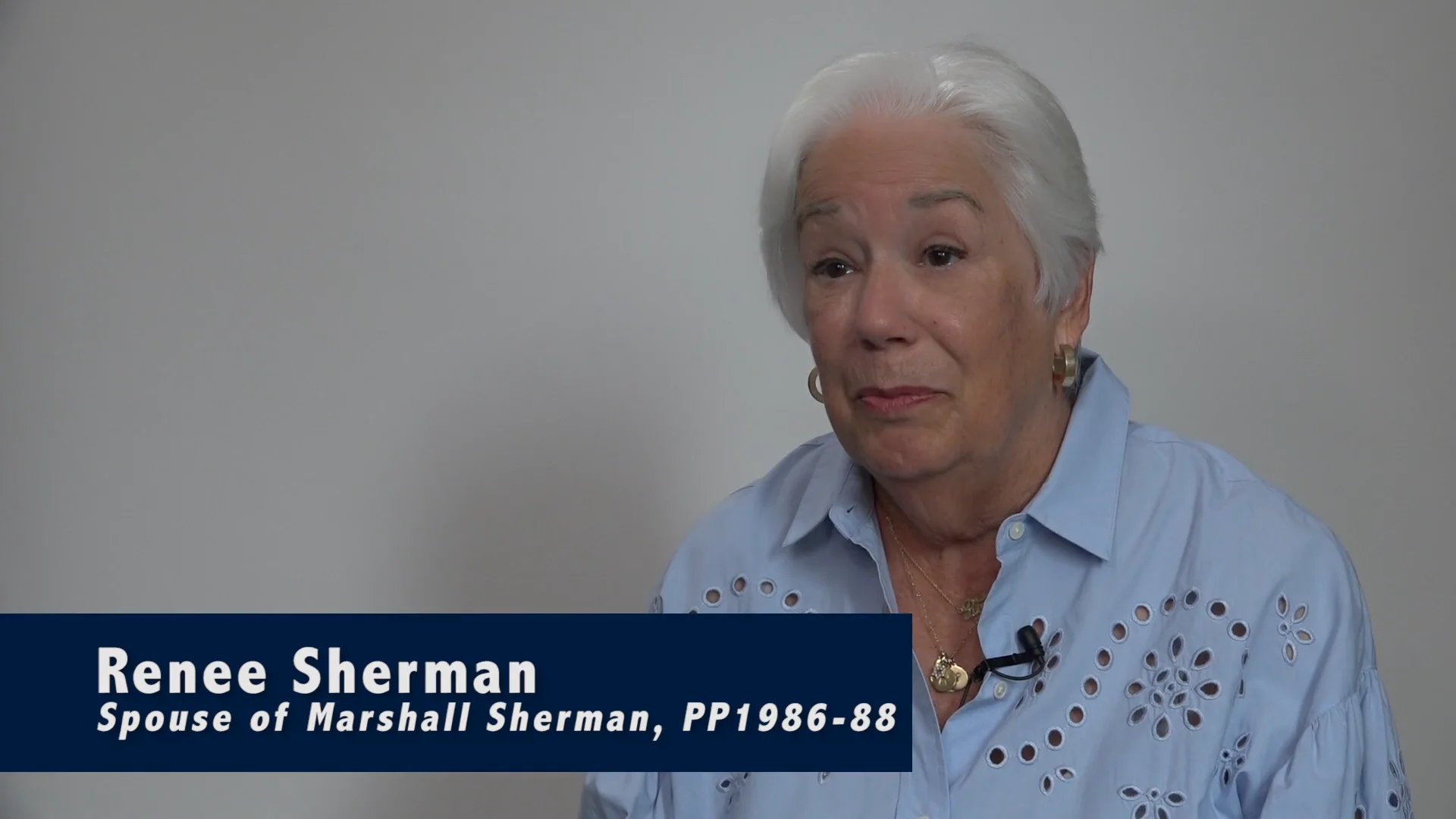 TBJ Presidents - Renee Sherman (Marshall Sherman 1986-1988) on Vimeo