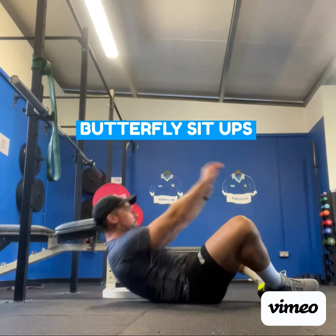 Butterfly sit ups on Vimeo