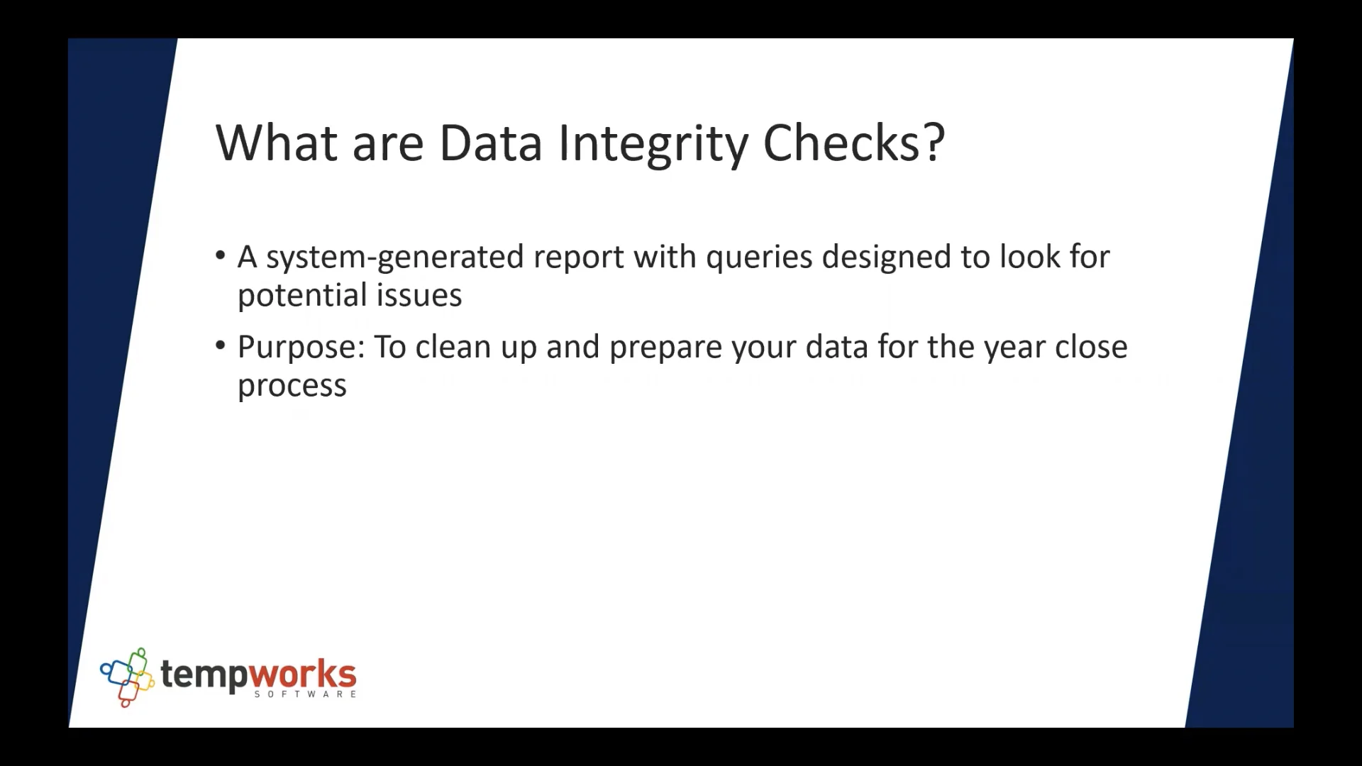 Understanding Data Integrity Checks