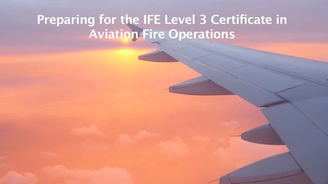 Preparing for the IFE Level 3 Ceation Fire Operations intro on Vimeo