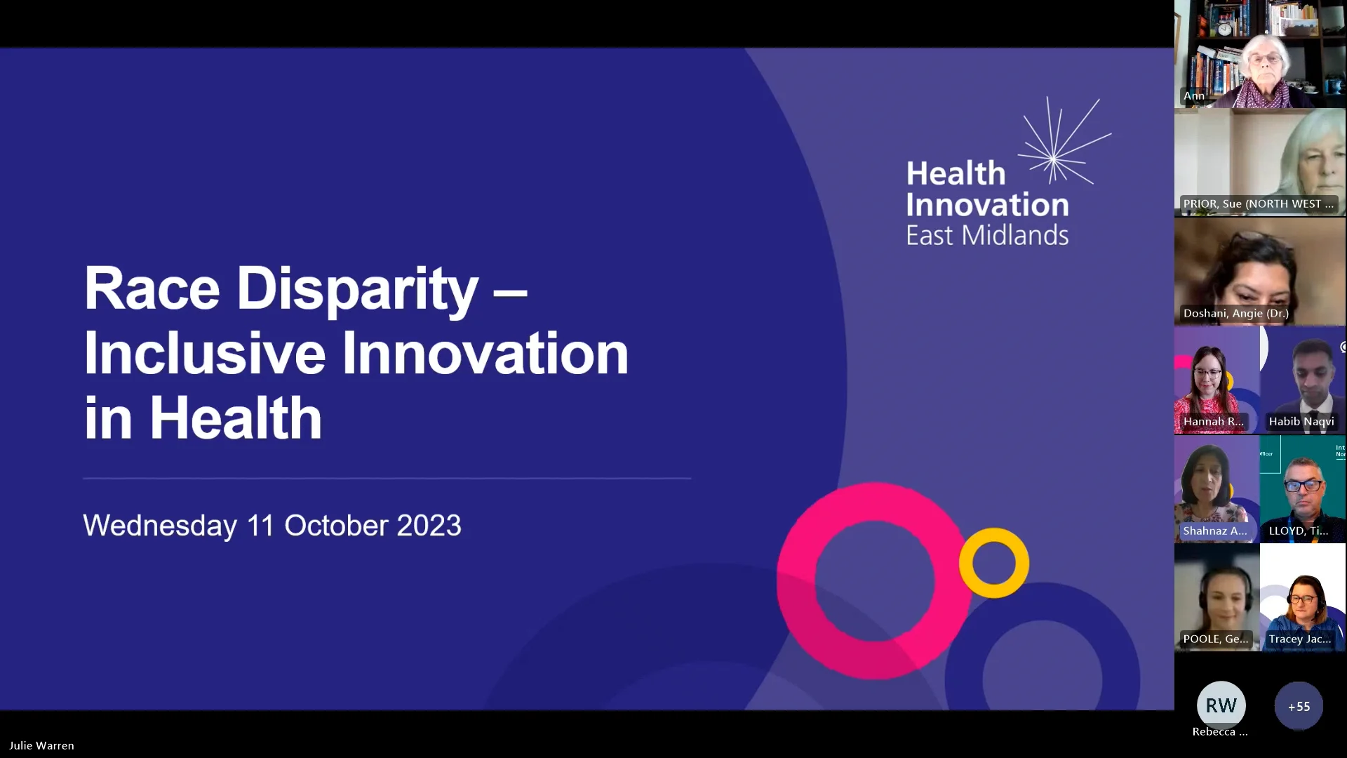 Race Disparity - Inclusive Innovation in Health webinar on Vimeo