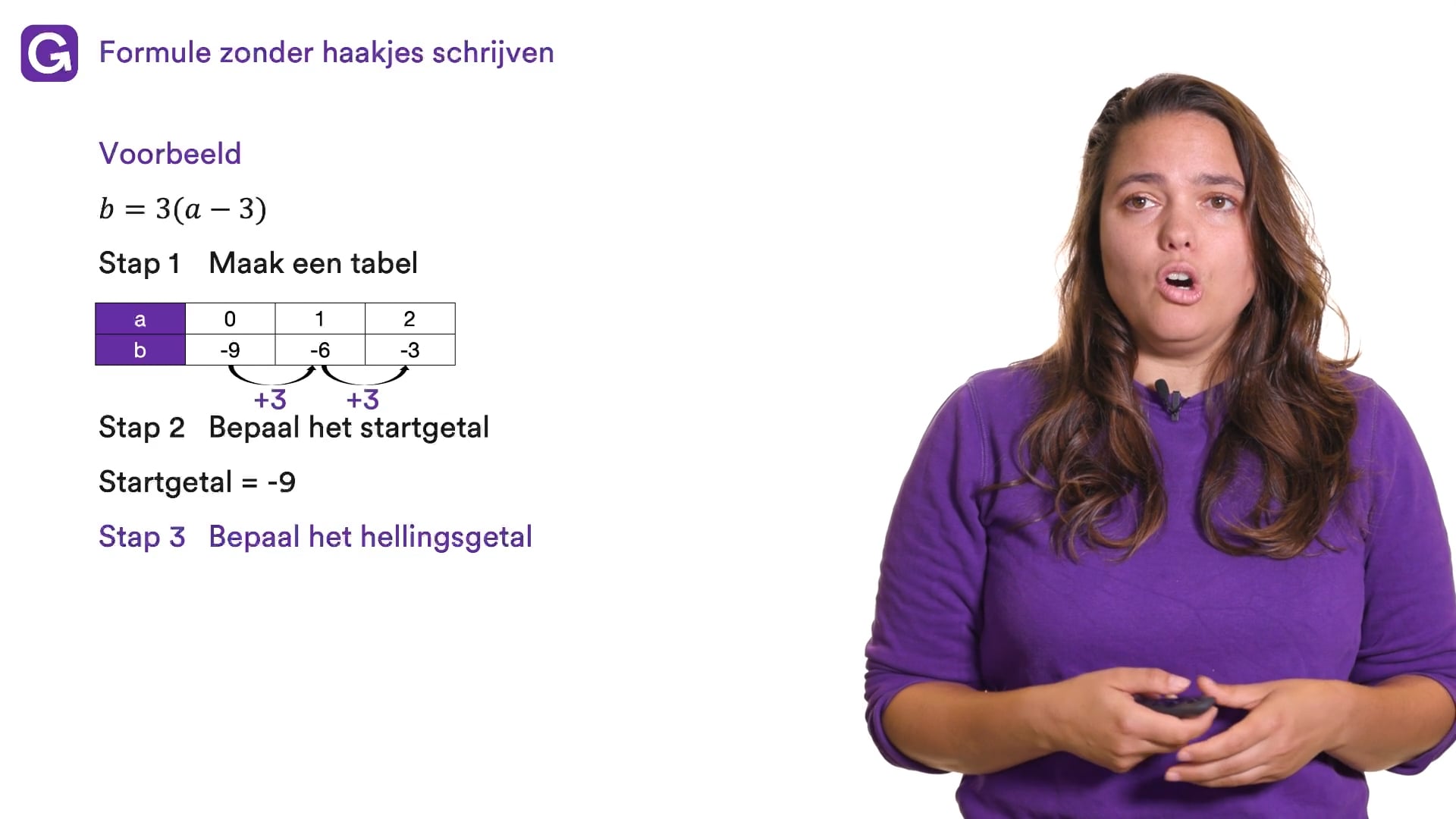 Formule zonder haakjes schrijven oefenen | StudyGo