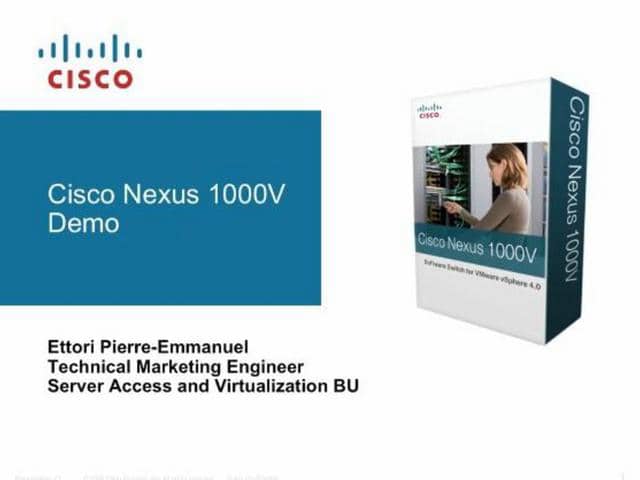 Cisco Nexus 1000V In Depth (part 1 and 2) on Vimeo