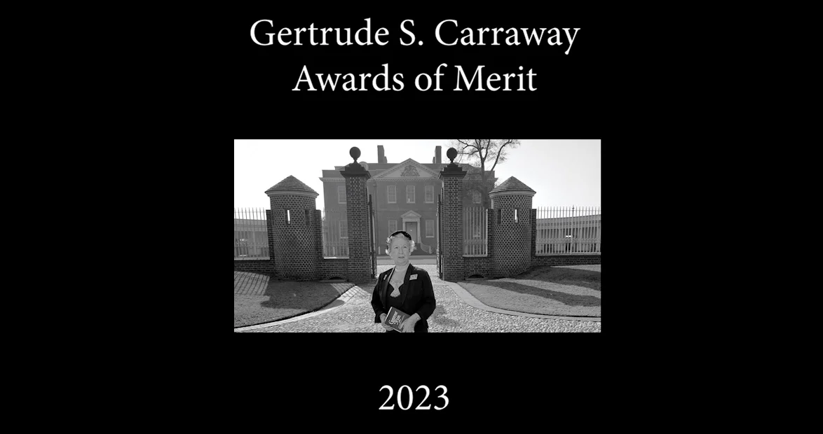 2023 Gertrude S. Carraway Awards of Merit Presentation