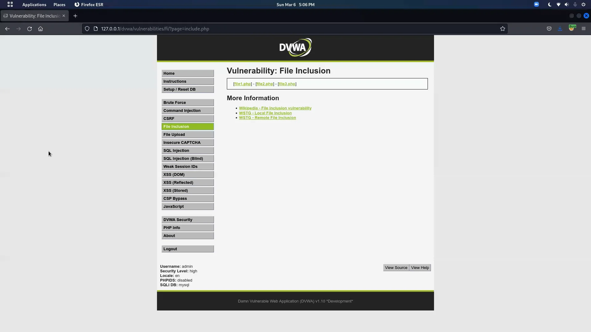 Module 33.1 Perform File Inclusion Attack on Low Security (Practical) on Vimeo