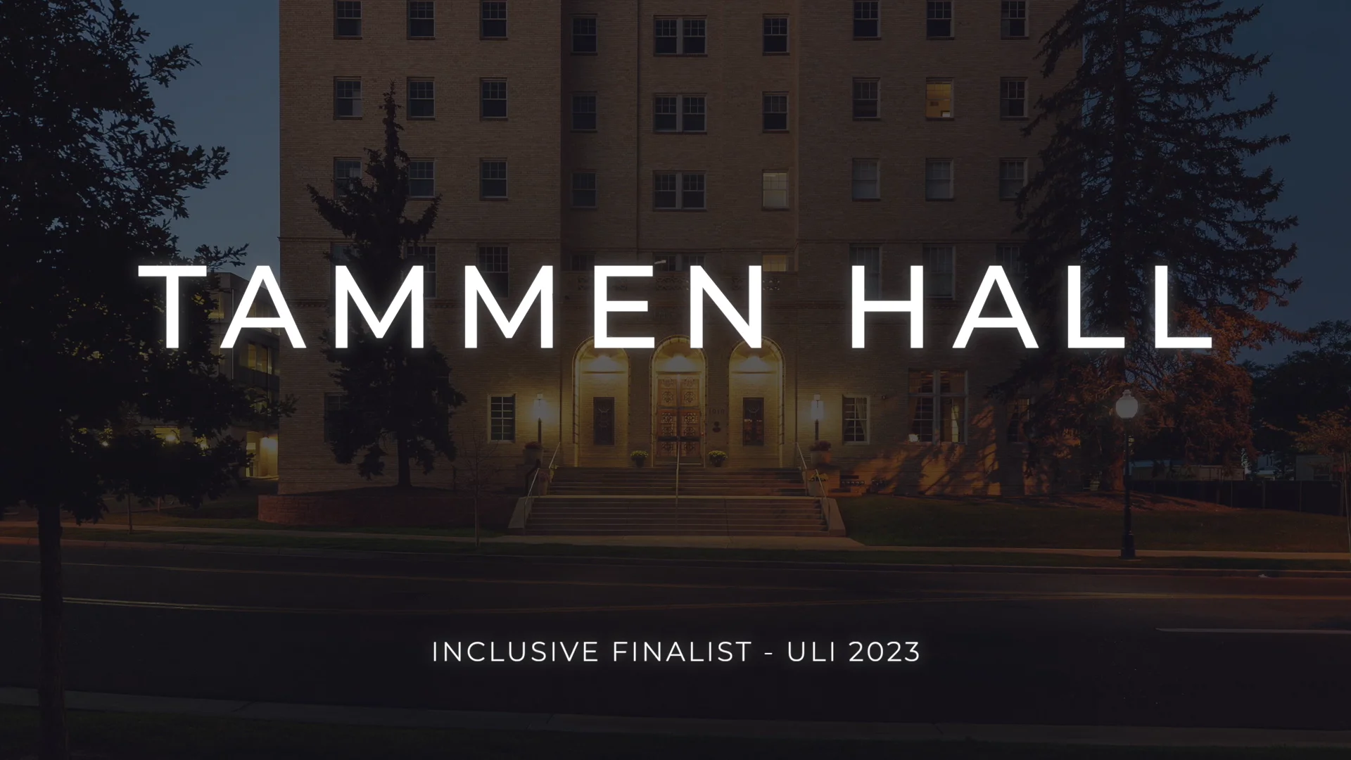 Inclusive- Tammen Hall | ULI Colorado 2023 on Vimeo