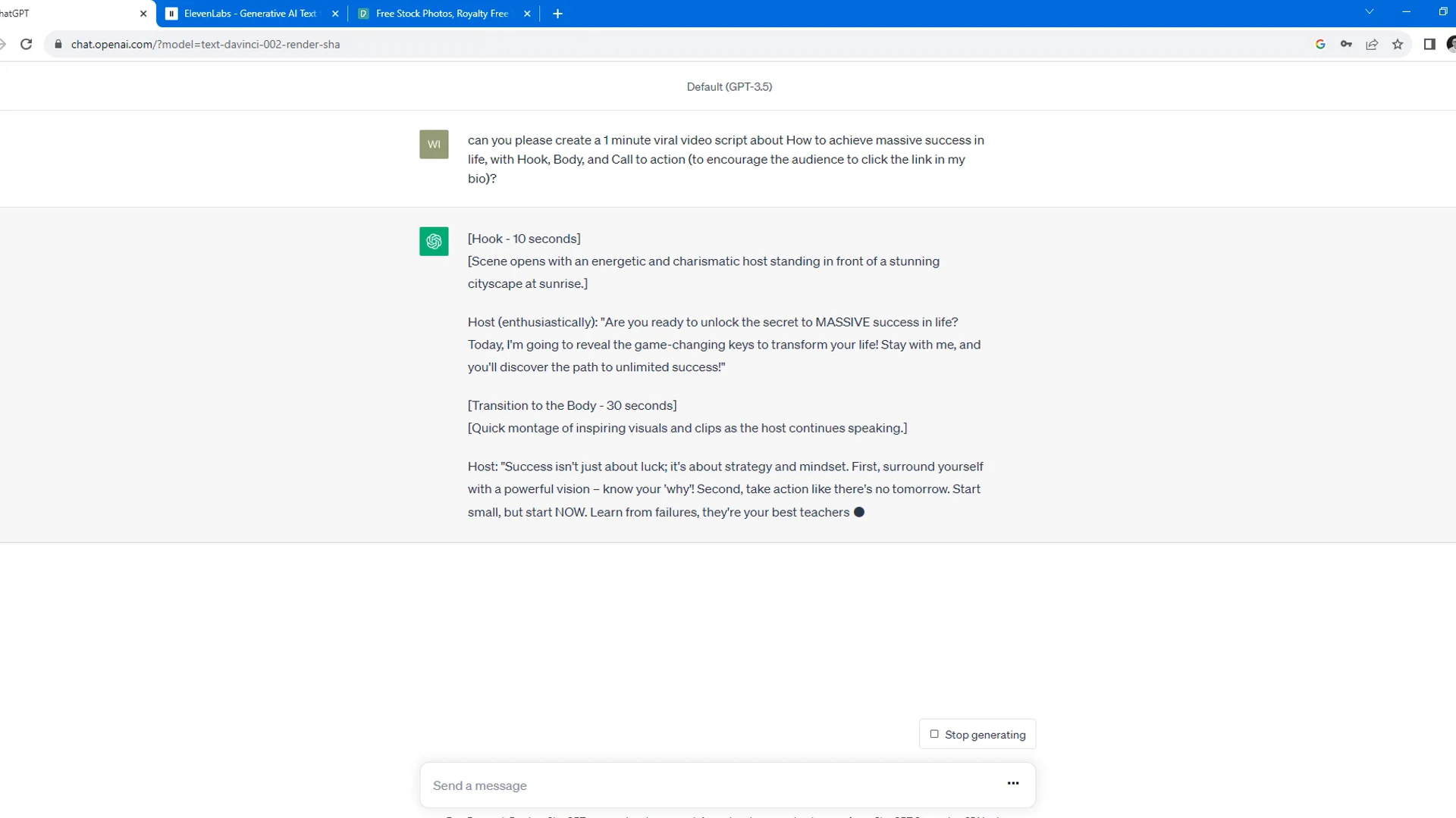 08. Part 6 - HOW TO use ChatGPT to create UNLIMITED Viral Video Scripts on Vimeo