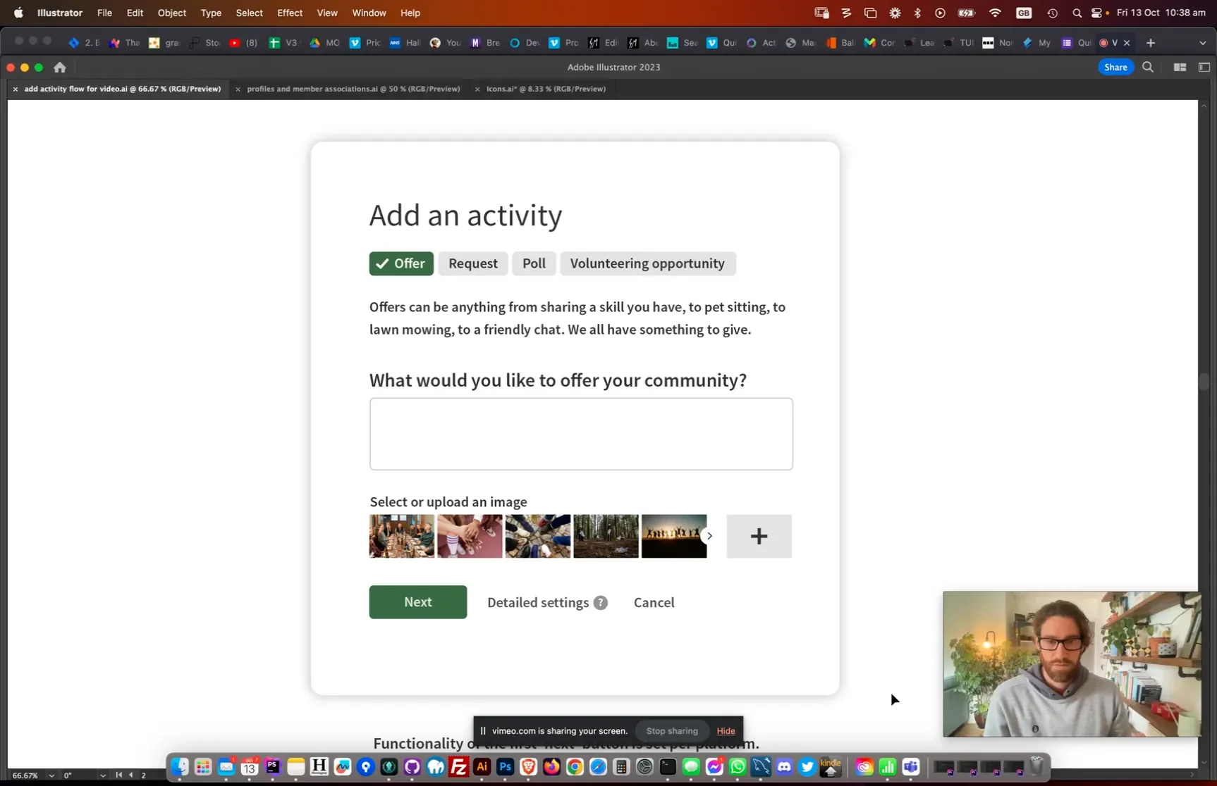 Simplifying the process for adding activities. on Vimeo