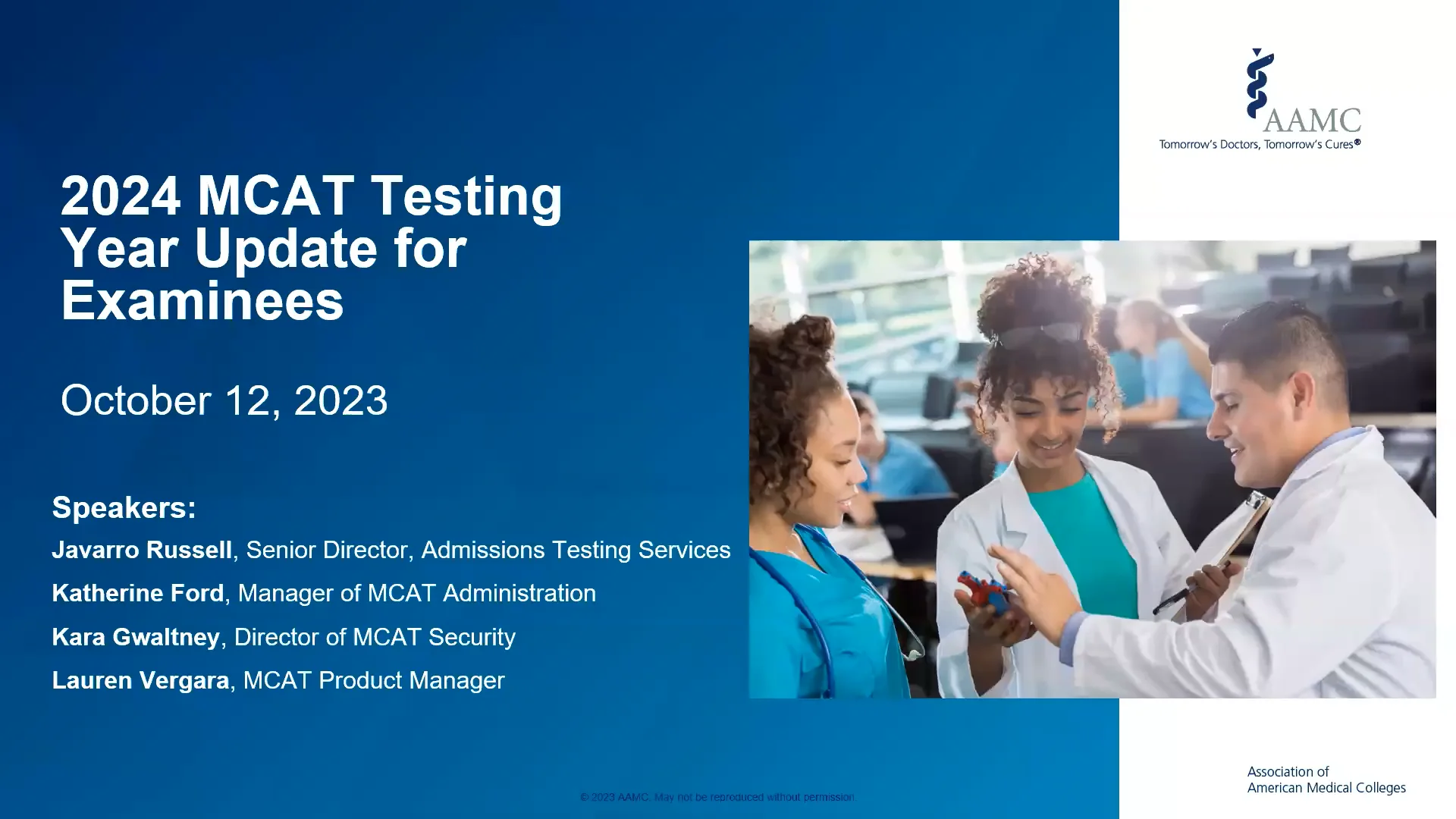 2024 MCAT® Testing Year Update for Examinees