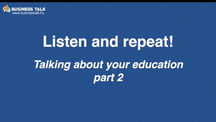 Listen & repeat education part 2 on Vimeo