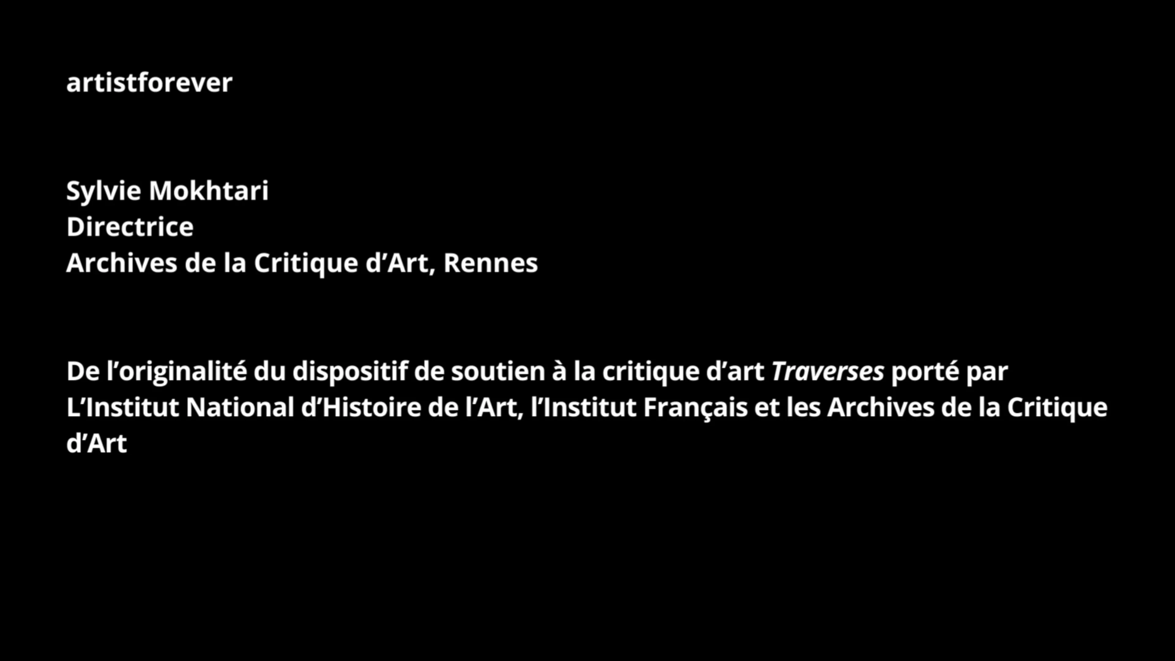 ACA Sylvie Mokhati dispositif Traverse on Vimeo