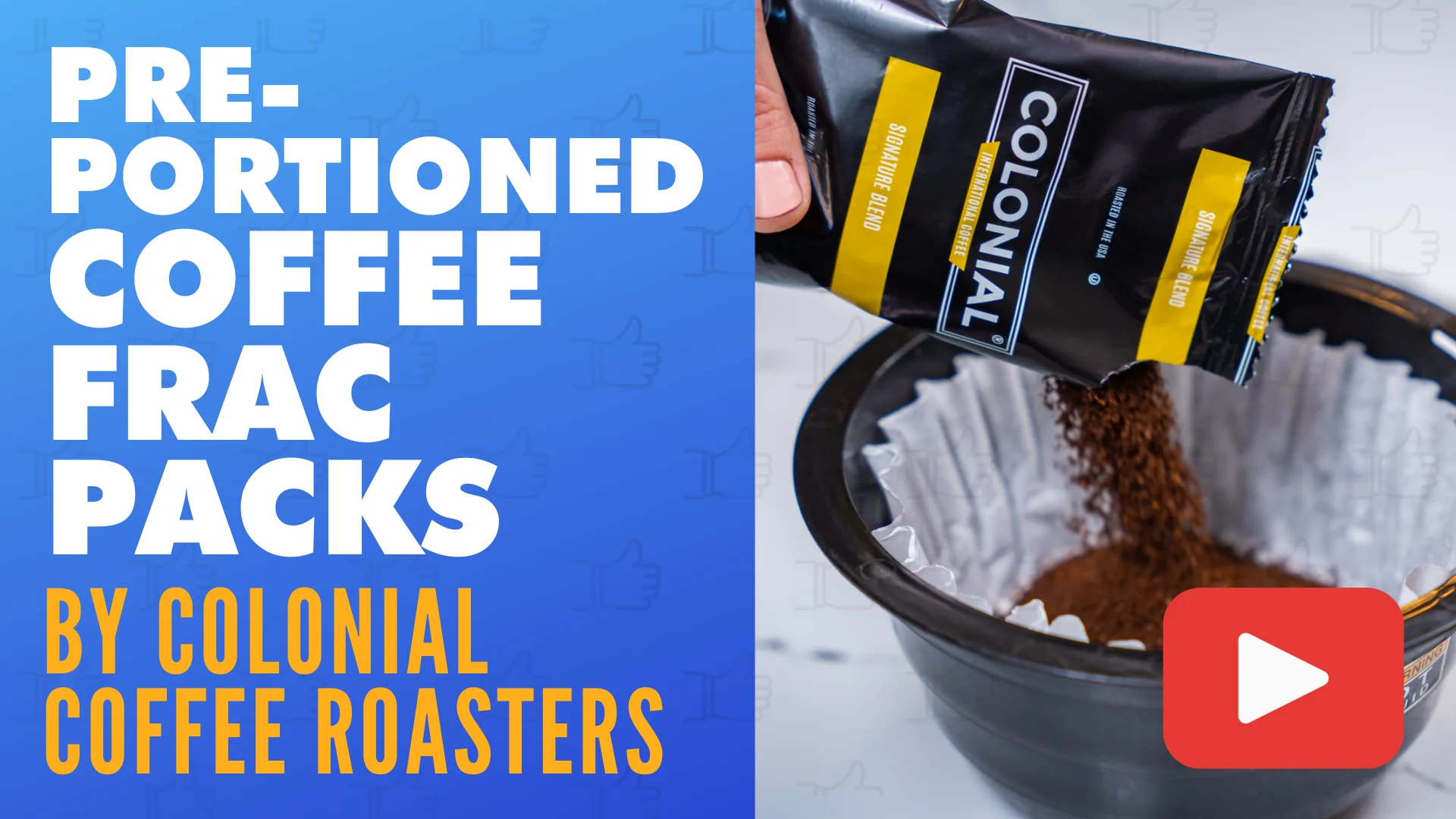 Colonial Coffee Roasters Coffee Frac Packs on Vimeo