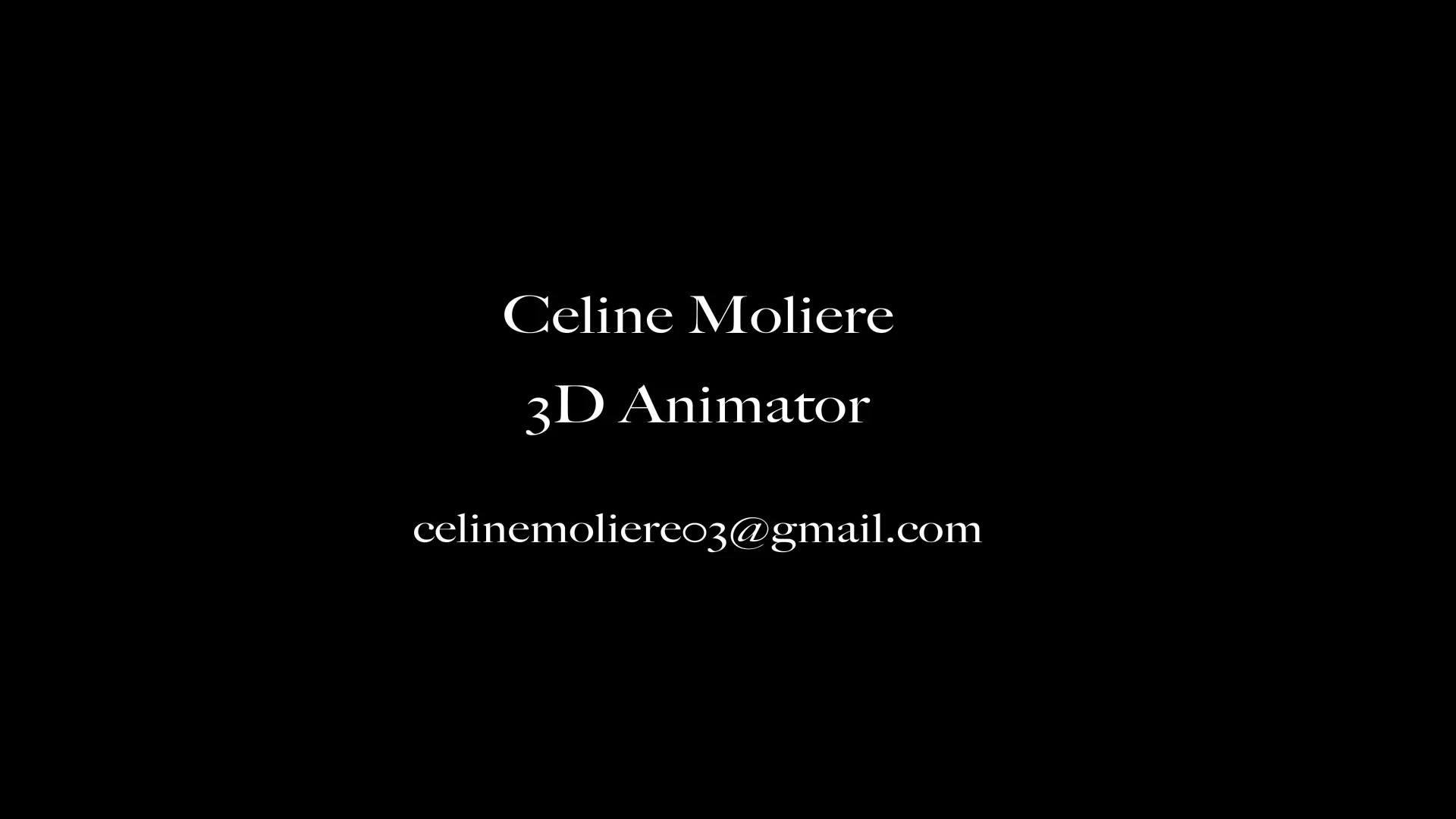 CélineMolière_demoReel01 on Vimeo