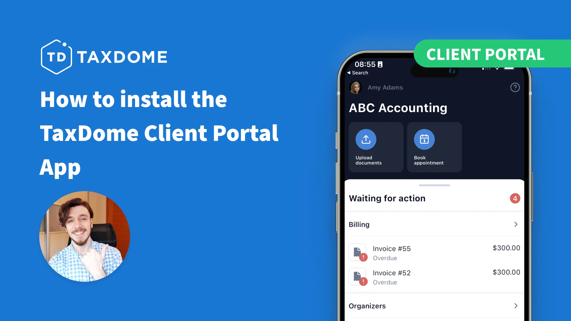 How to Install the TaxDome Client Portal on Your Mobile Device on Vimeo