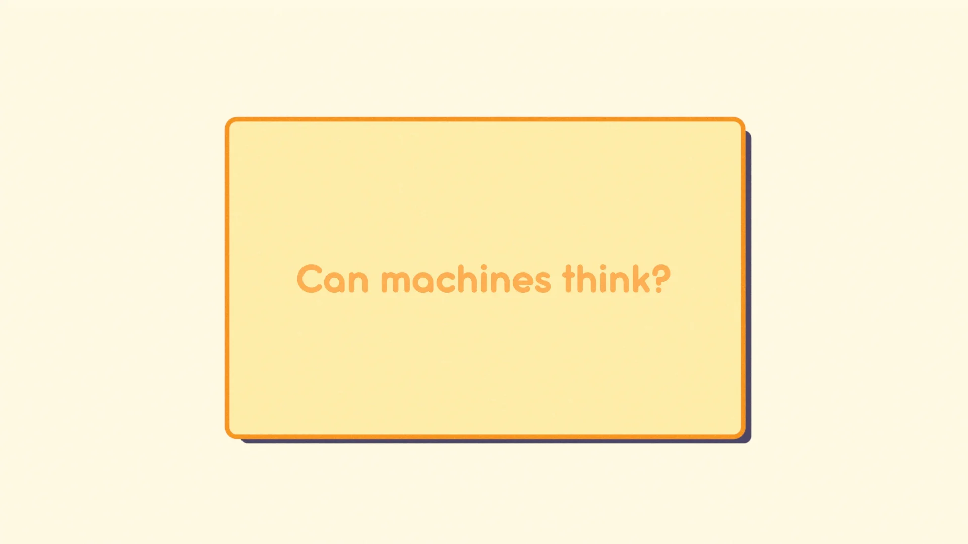 Can machines think (Explainer) on Vimeo