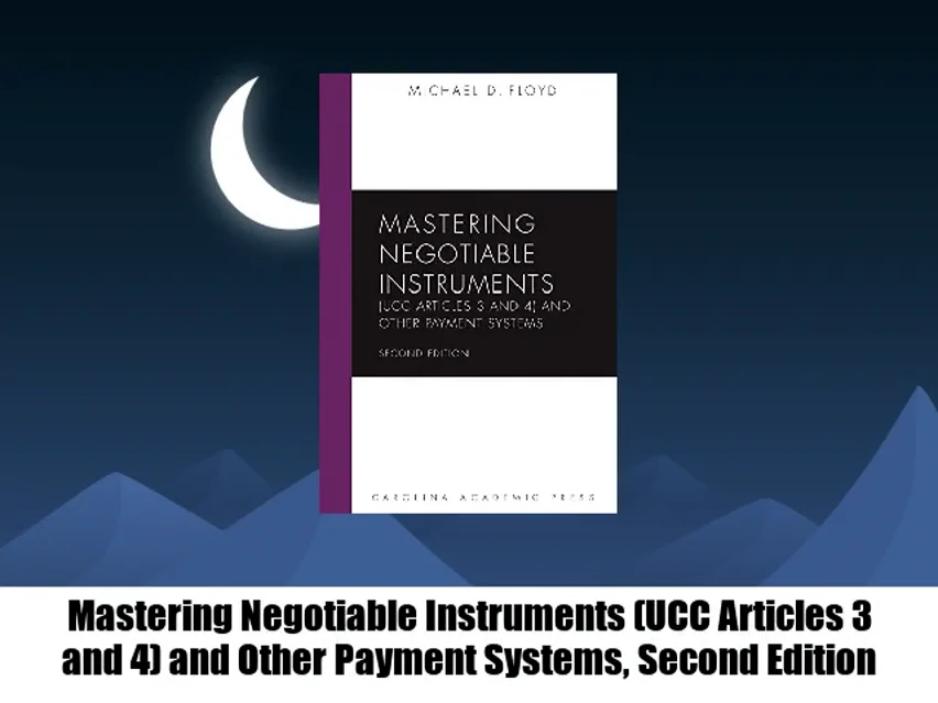download (PDF) Mastering Negotiable Instruments (UCC Articles 3 and 4 ...