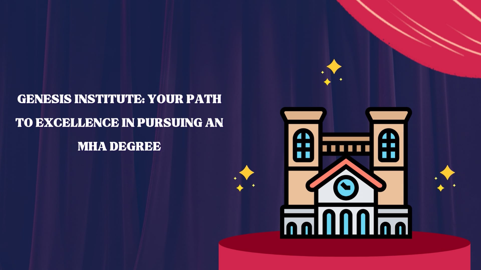 GENESIS INSTITUTE YOUR PATH TO EXCELLENCE IN PURSUING AN MHA DEGREE