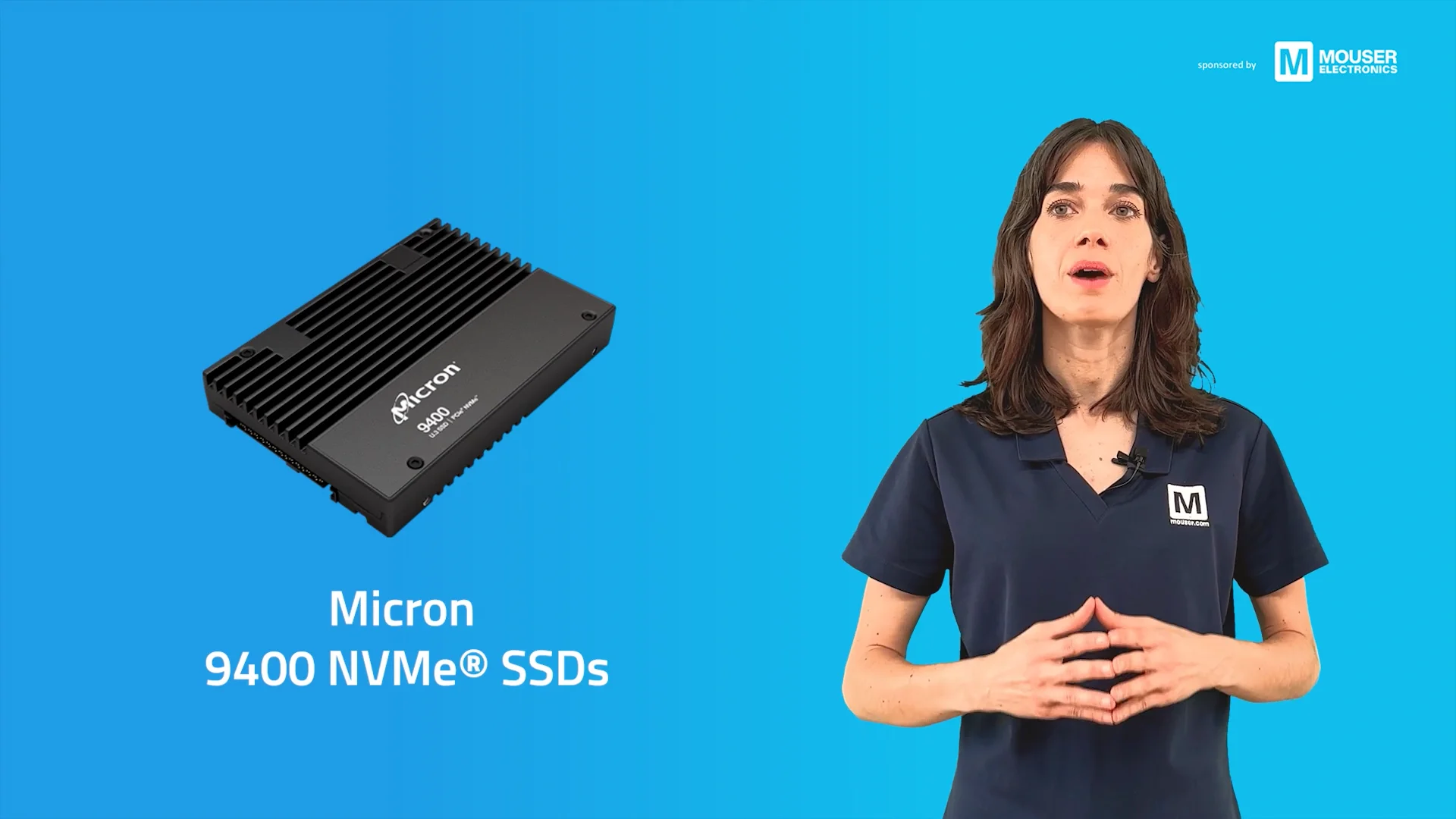 Mouser Electronics - Micron 9400 NVMw SSDs on Vimeo