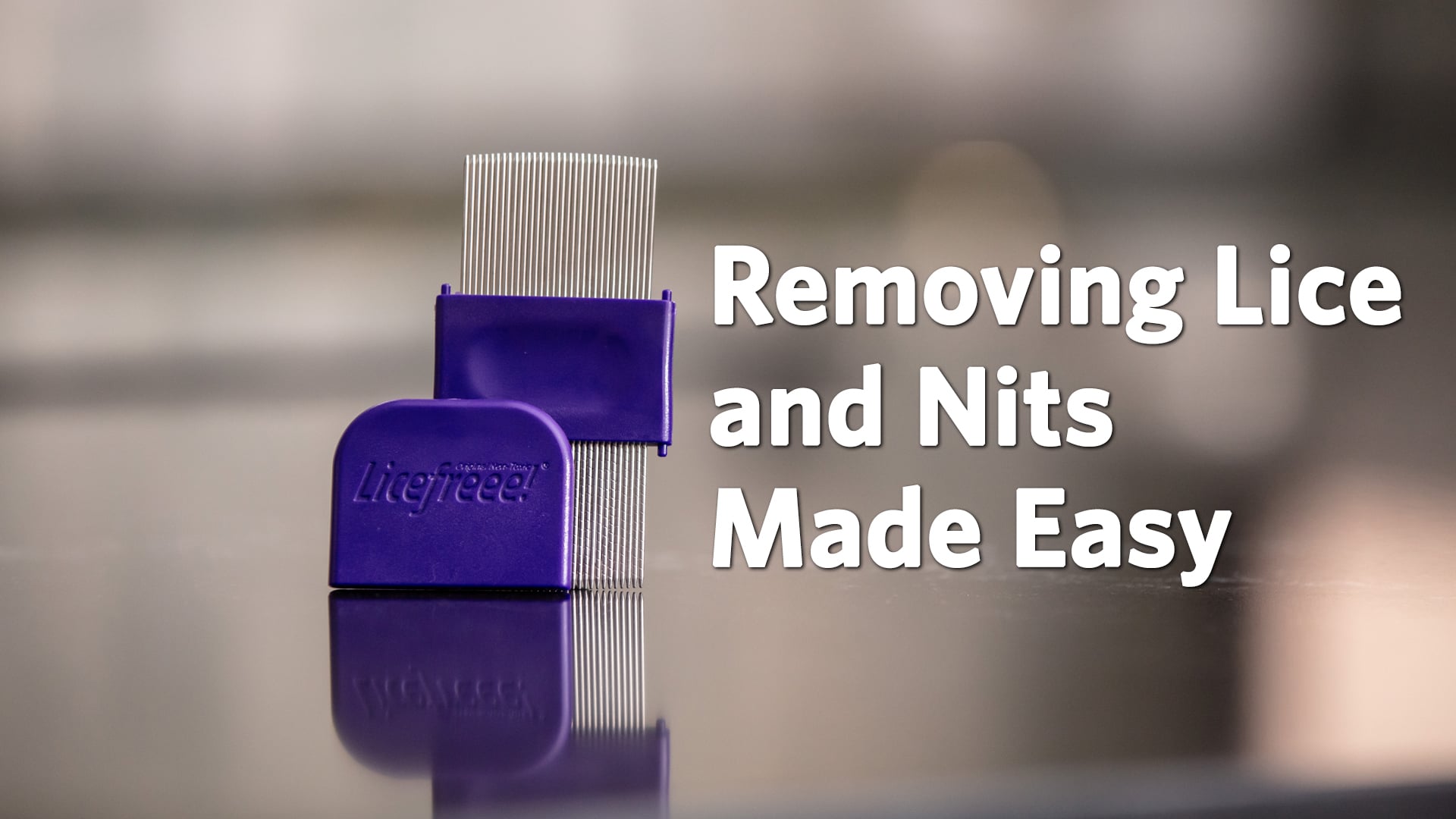 How to use the Licefreee NitDuo Comb