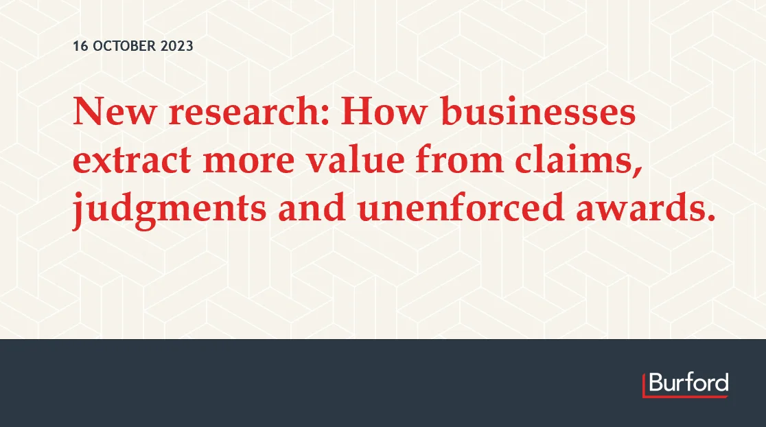New research: How businesses extract more value from claims, judgments ...