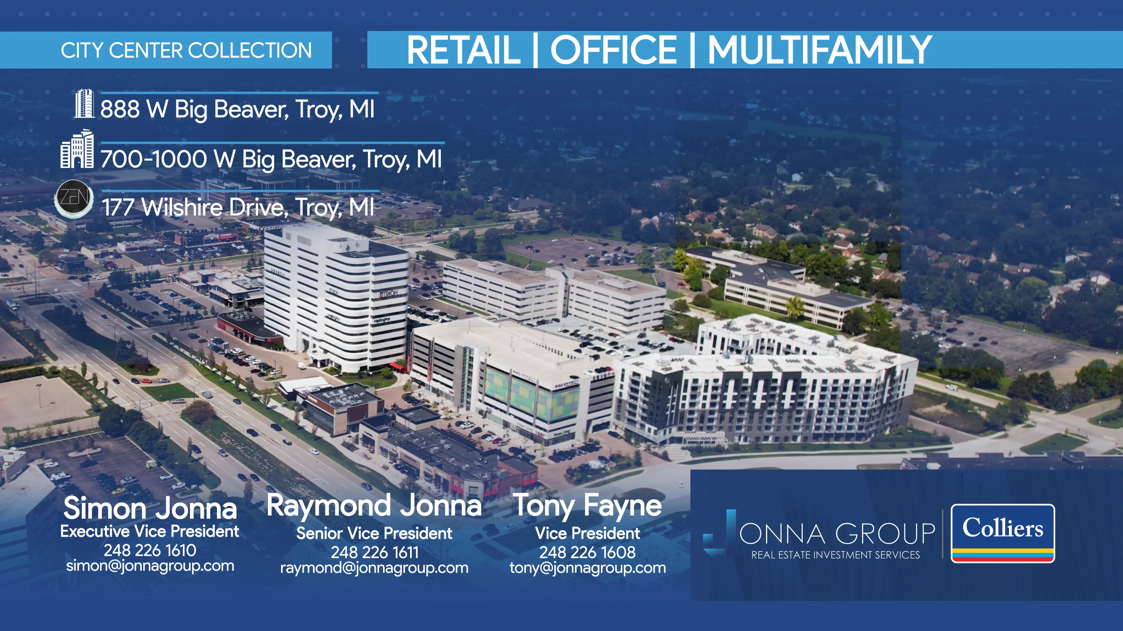 For Sale, City Center Collection, Retail, Office, Multifamily | Jonna Group, Colliers | Premium ...