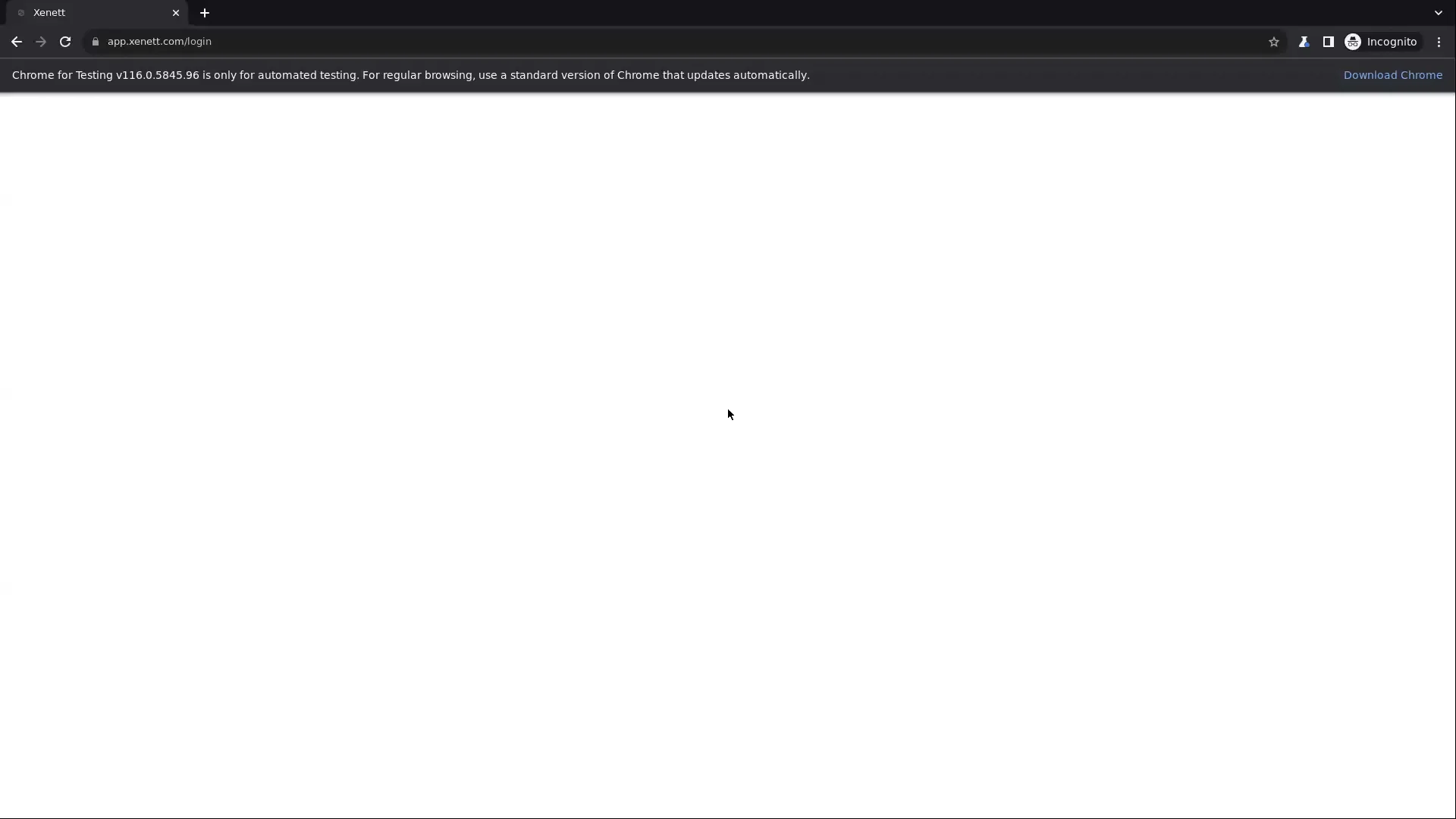 Login Process on Vimeo