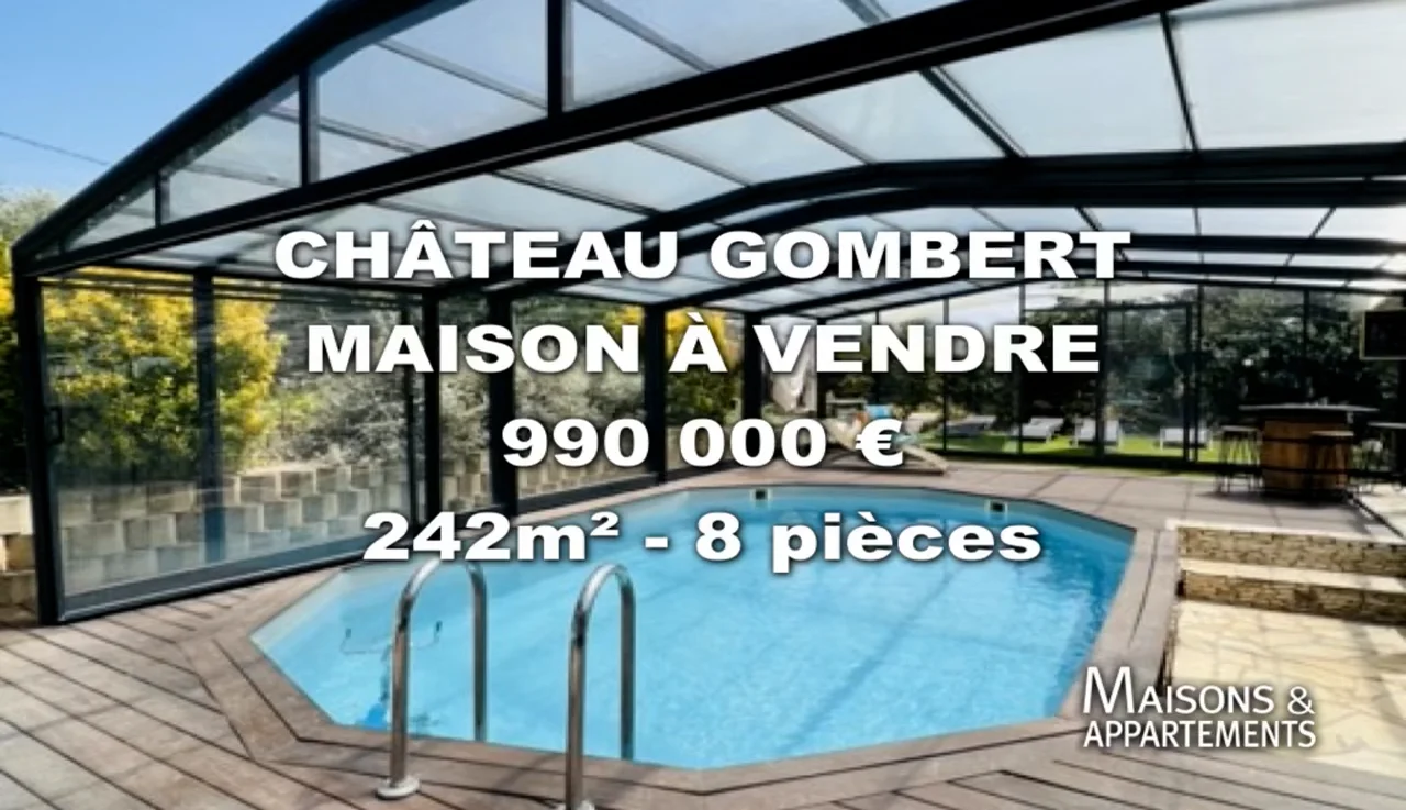 CHÂTEAU GOMBERT - MAISON À VENDRE - 990 000 € - 242 m² - 8 pièces on Vimeo