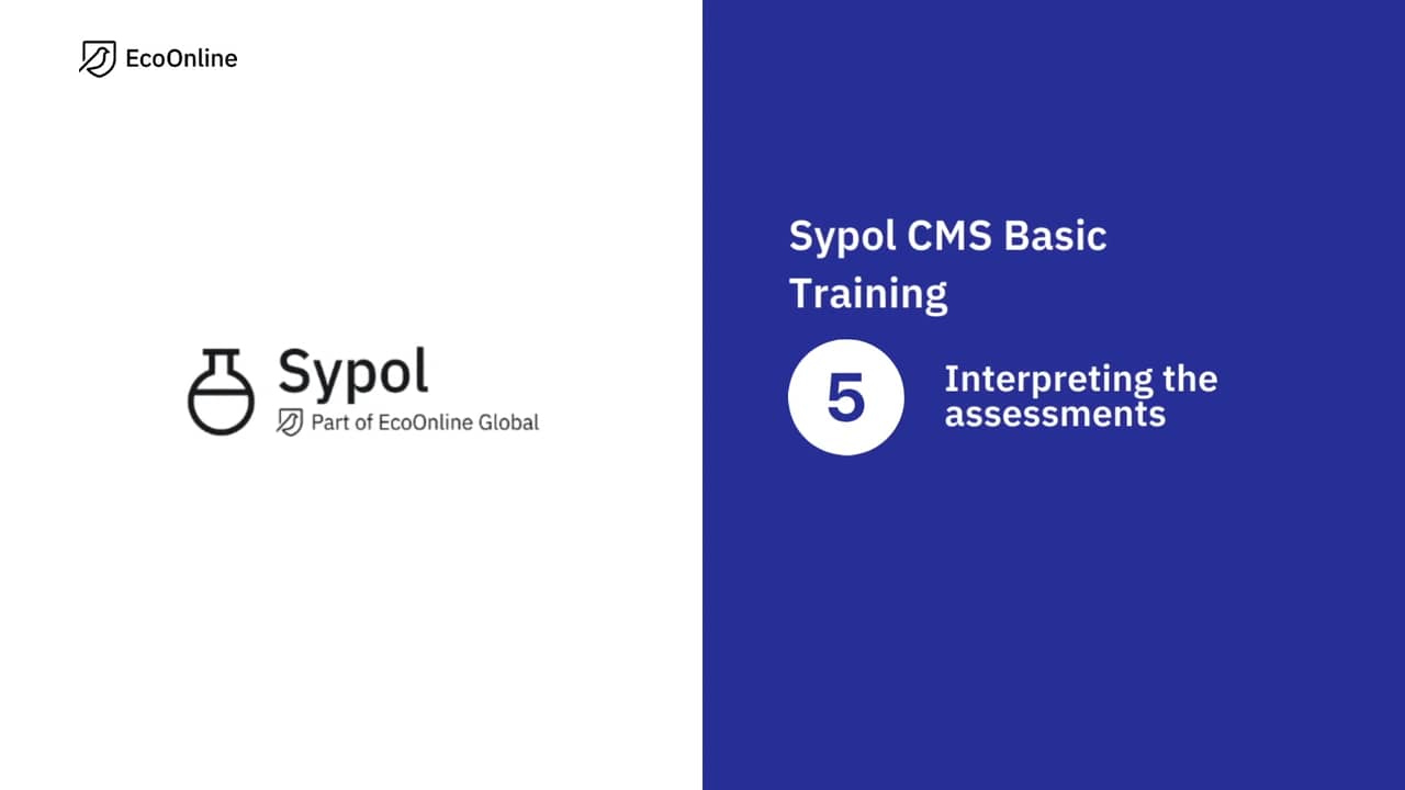 Sypol CMS Training: 5 Interpreting the assessments on Vimeo