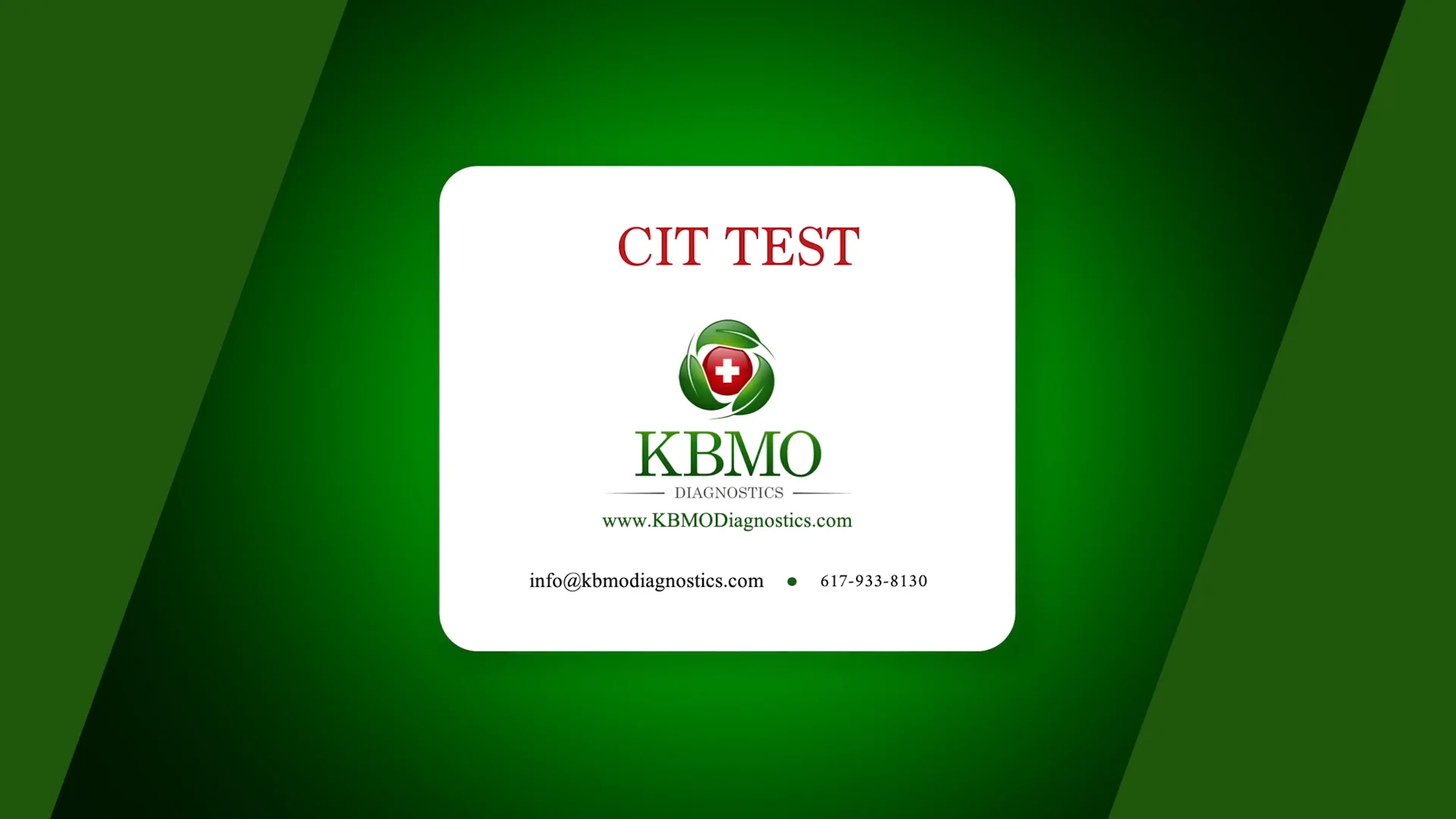 KBMO Cit Test on Vimeo