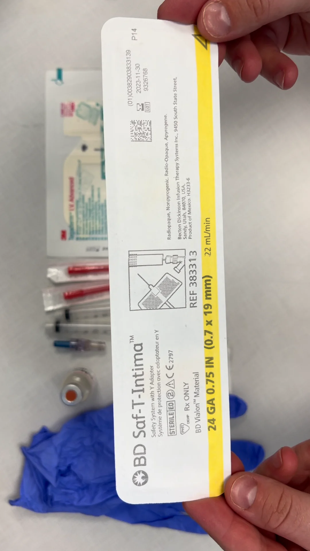 Subq catheter insertion, priming, and medication administration