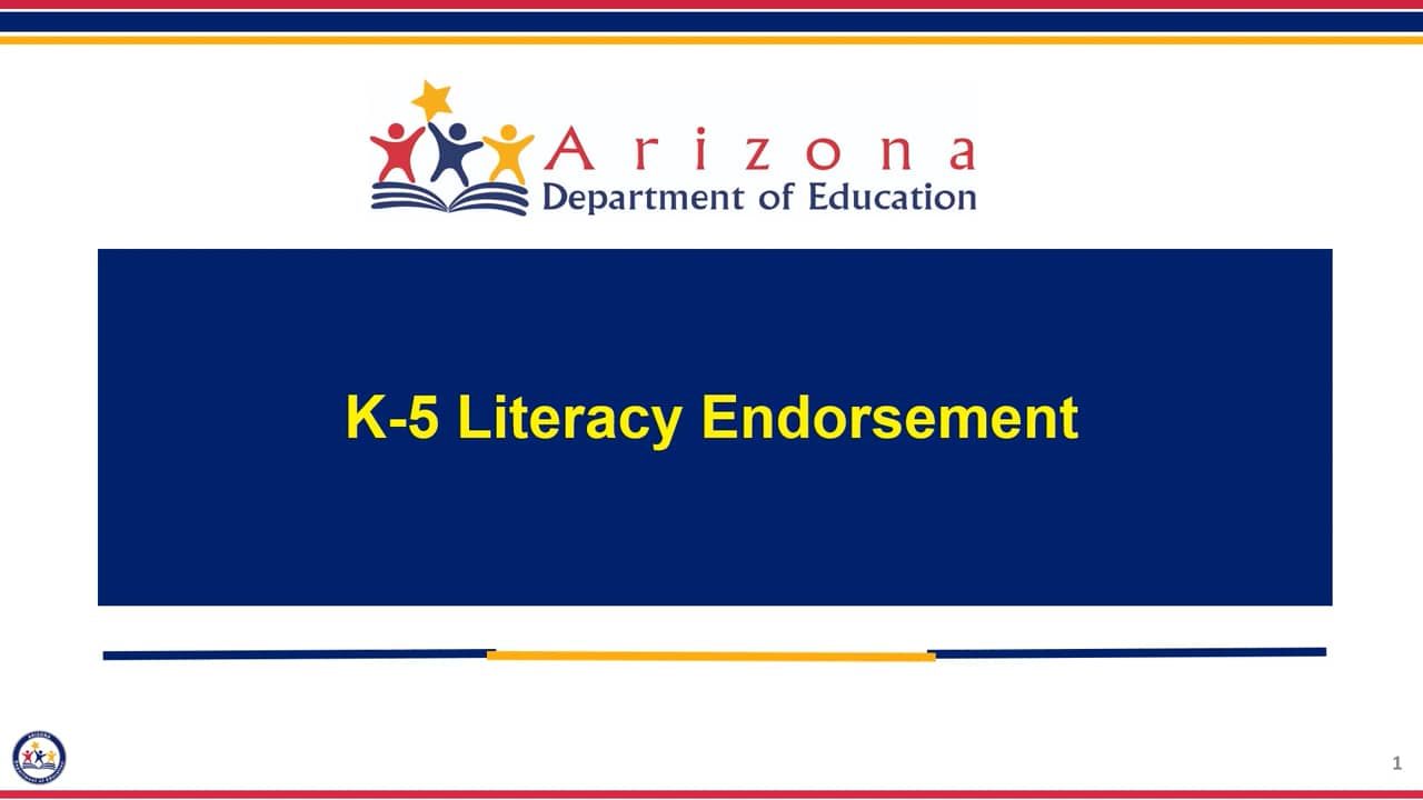 K 5 Literacy Endorsement Overview on Vimeo