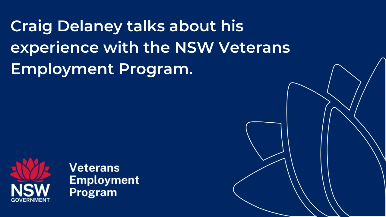 Craig Delaney talks about his experience with the NSW Veterans ...