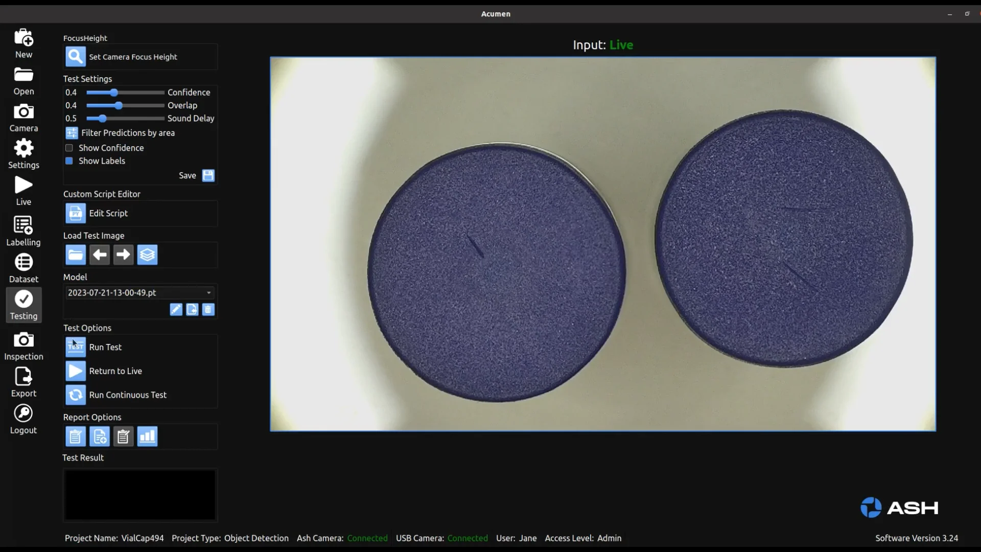 Acumen AI_Vial Cap_Scratch Defect