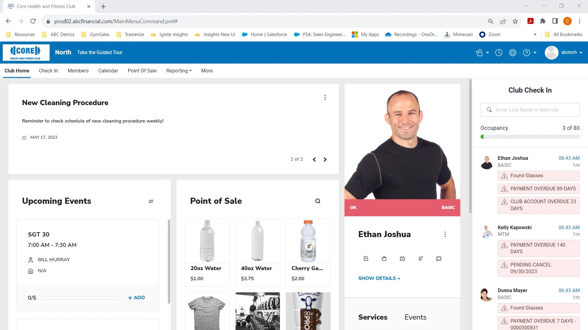 Ignite Membership and Operations - Class Management
