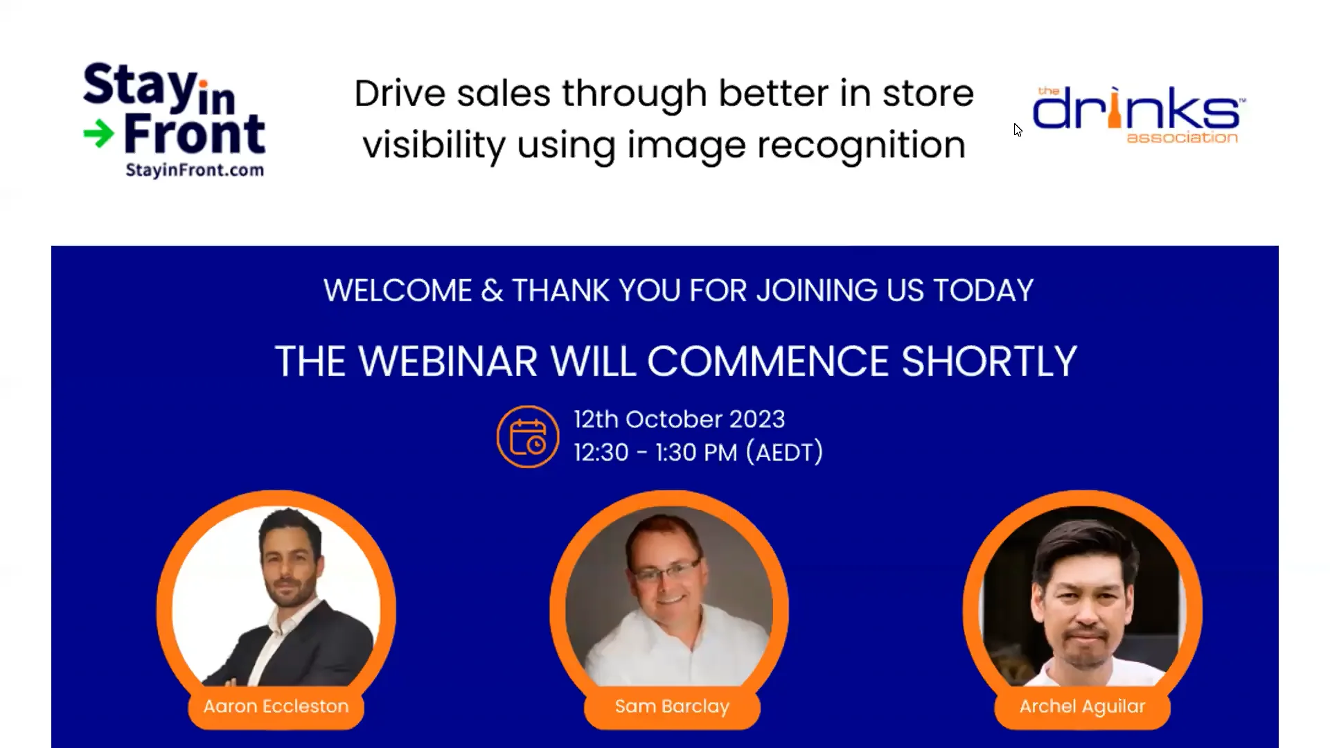 StayinFront Webinar - Drive Sales Through Better In-store Visibility ...