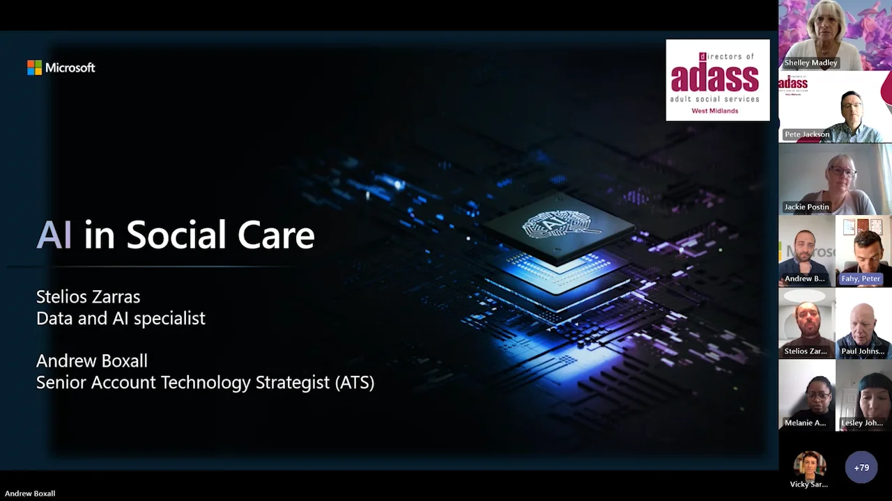 AI in Social Care: a webinar presented by Microsoft on Vimeo