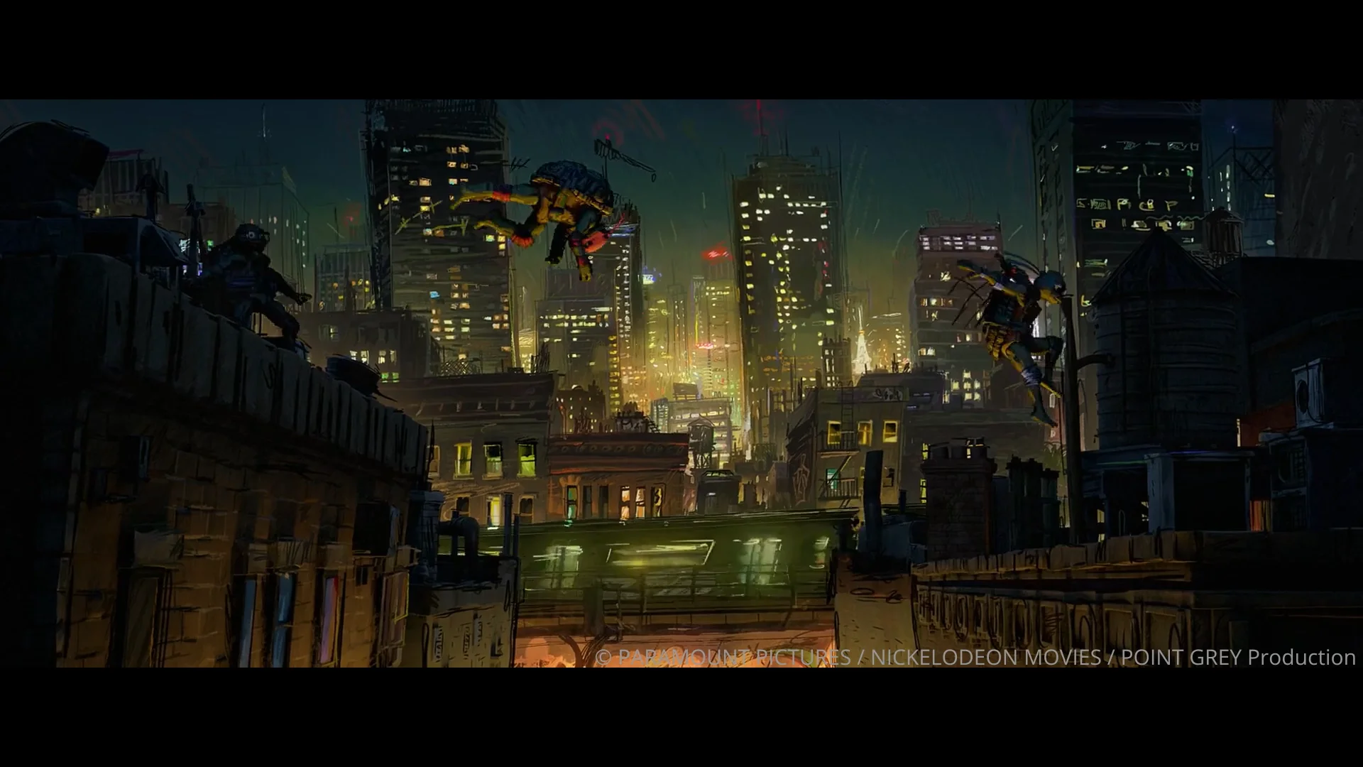 Teenage Mutant Ninja Turtles: Mutant Mayhem Sequence 825 Previz-Layout ...