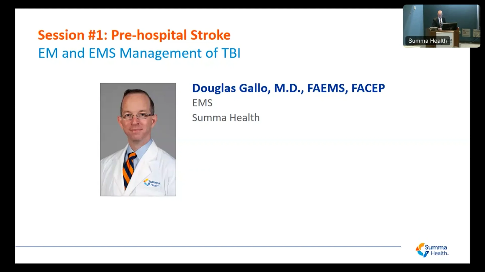 3. Stroke Symposium 2023 - Douglas Gallo, MD
