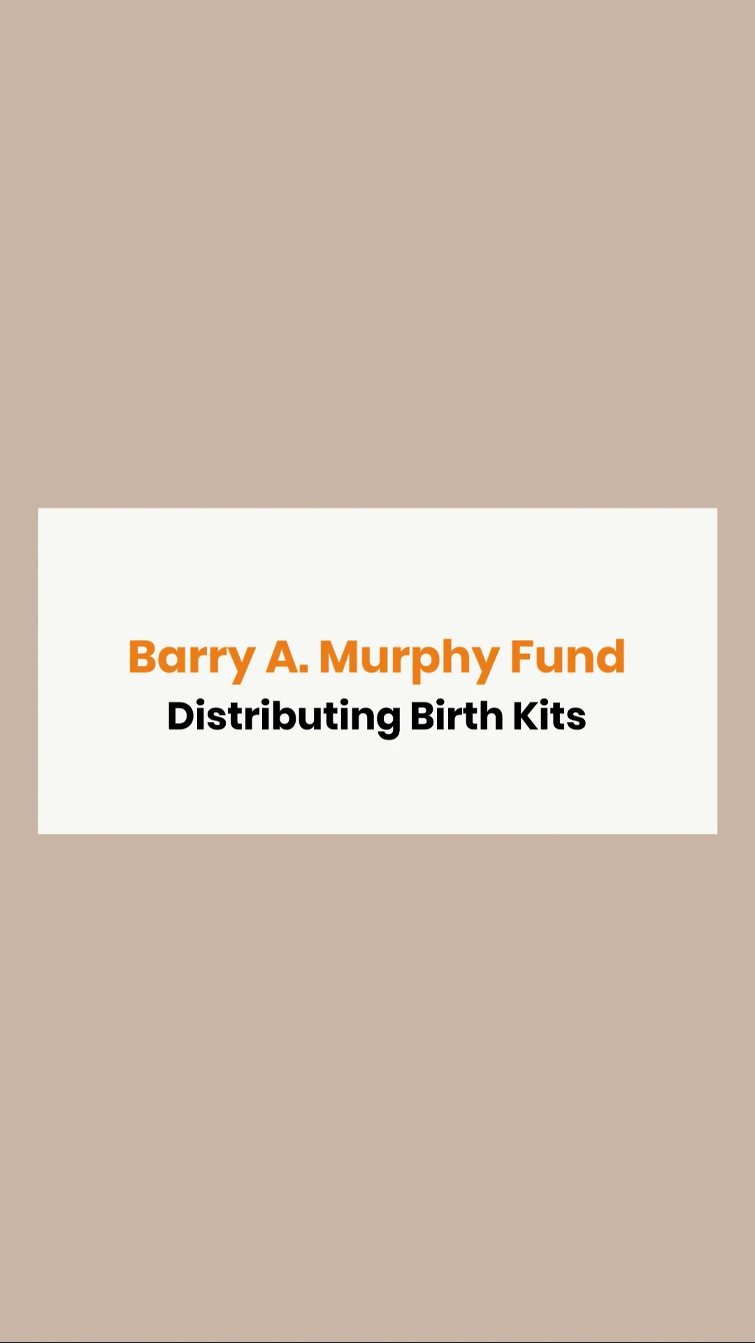 Distributing Birth Kits on Vimeo