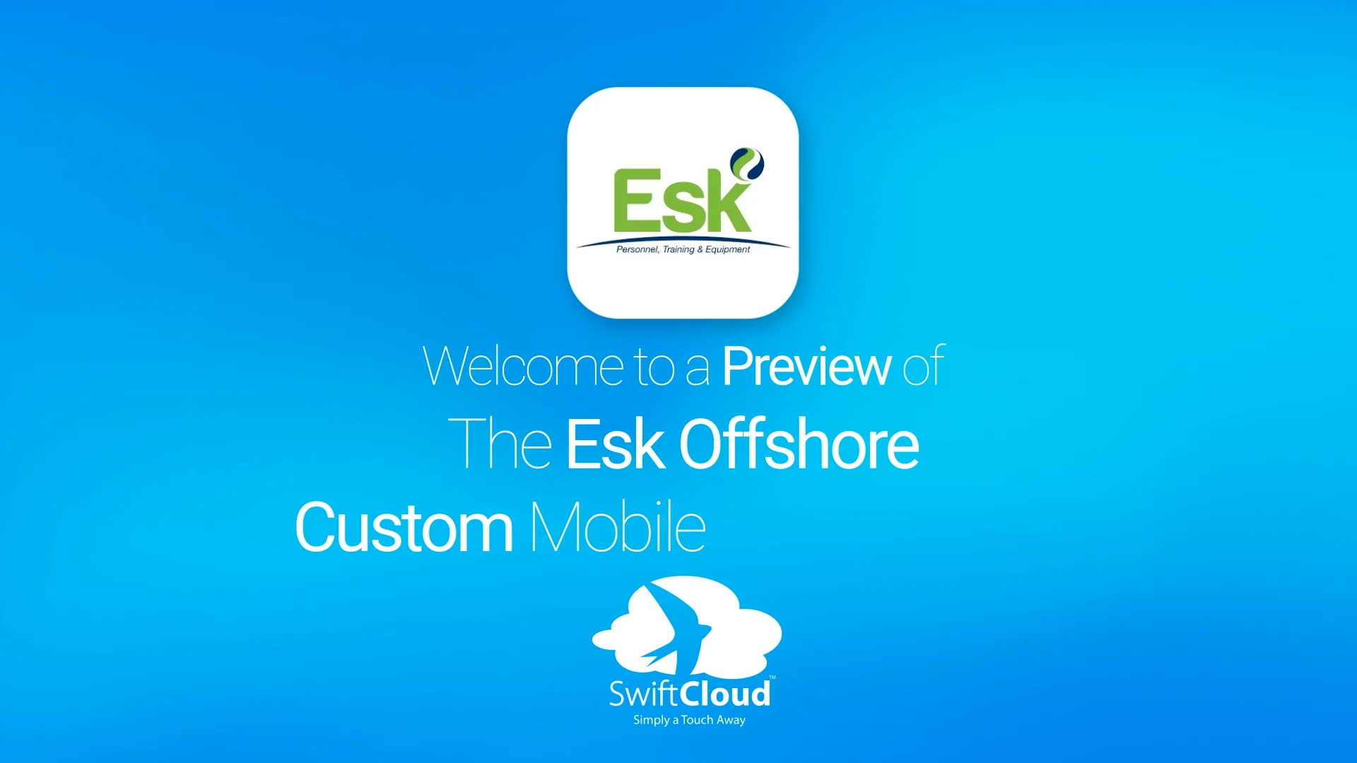 Esk Offshore - Mobile App Preview - ESK302W on Vimeo