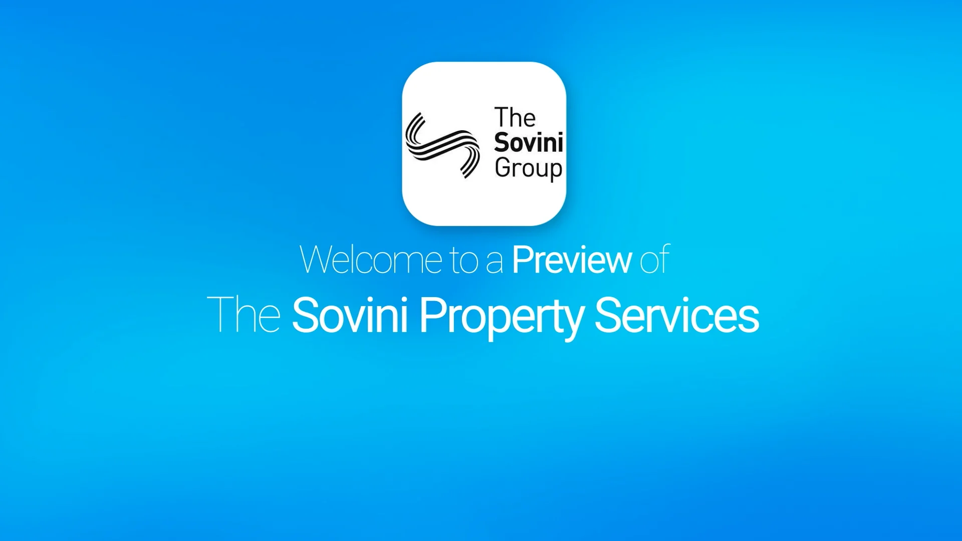 Sovini Property Services - Mobile App Preview - SOV013W on Vimeo