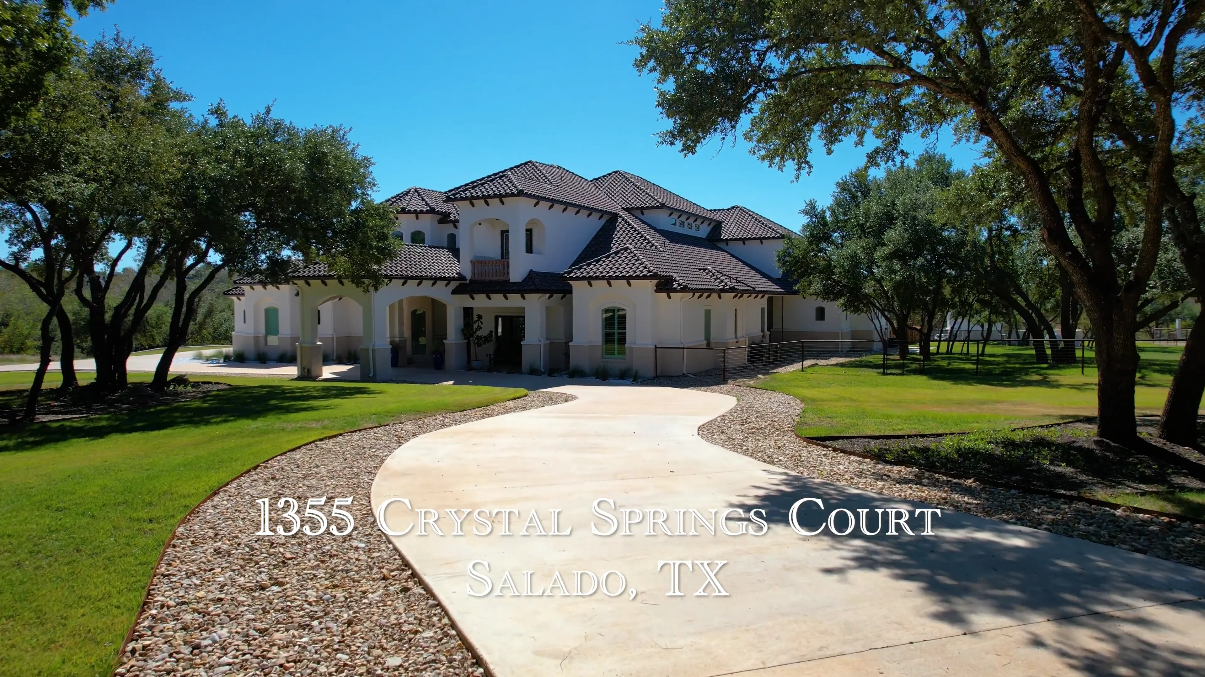 1355 Crystal Springs Court - Salado, TX on Vimeo