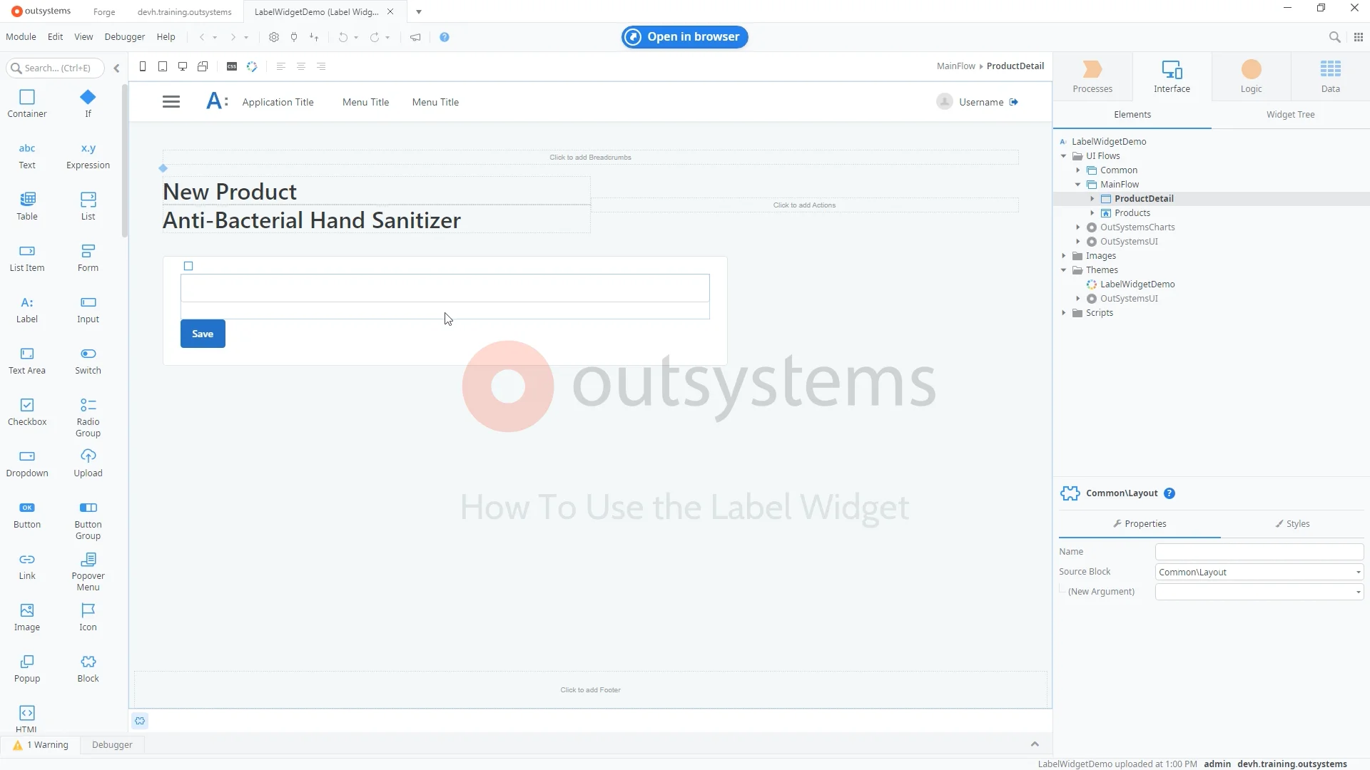 Demonstração: Como Usar o Widget Label [pt-BR / 11] on Vimeo