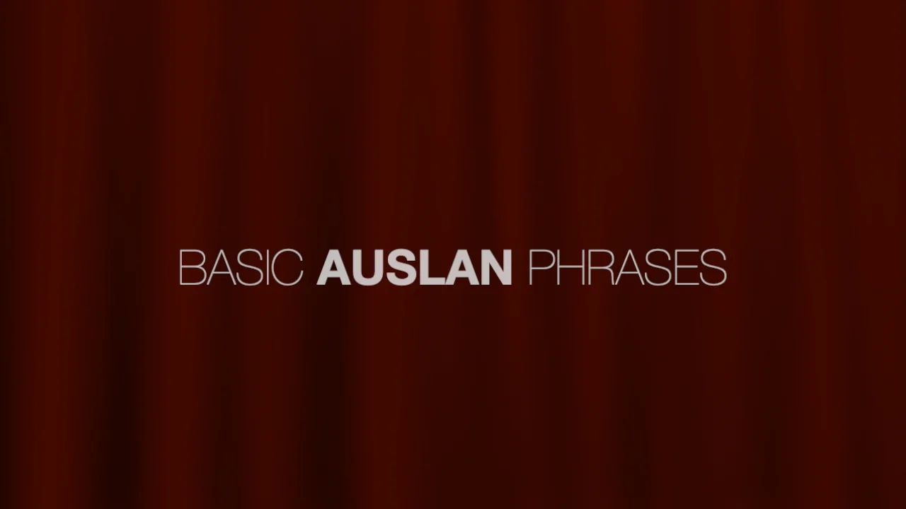 Auslan Phrases